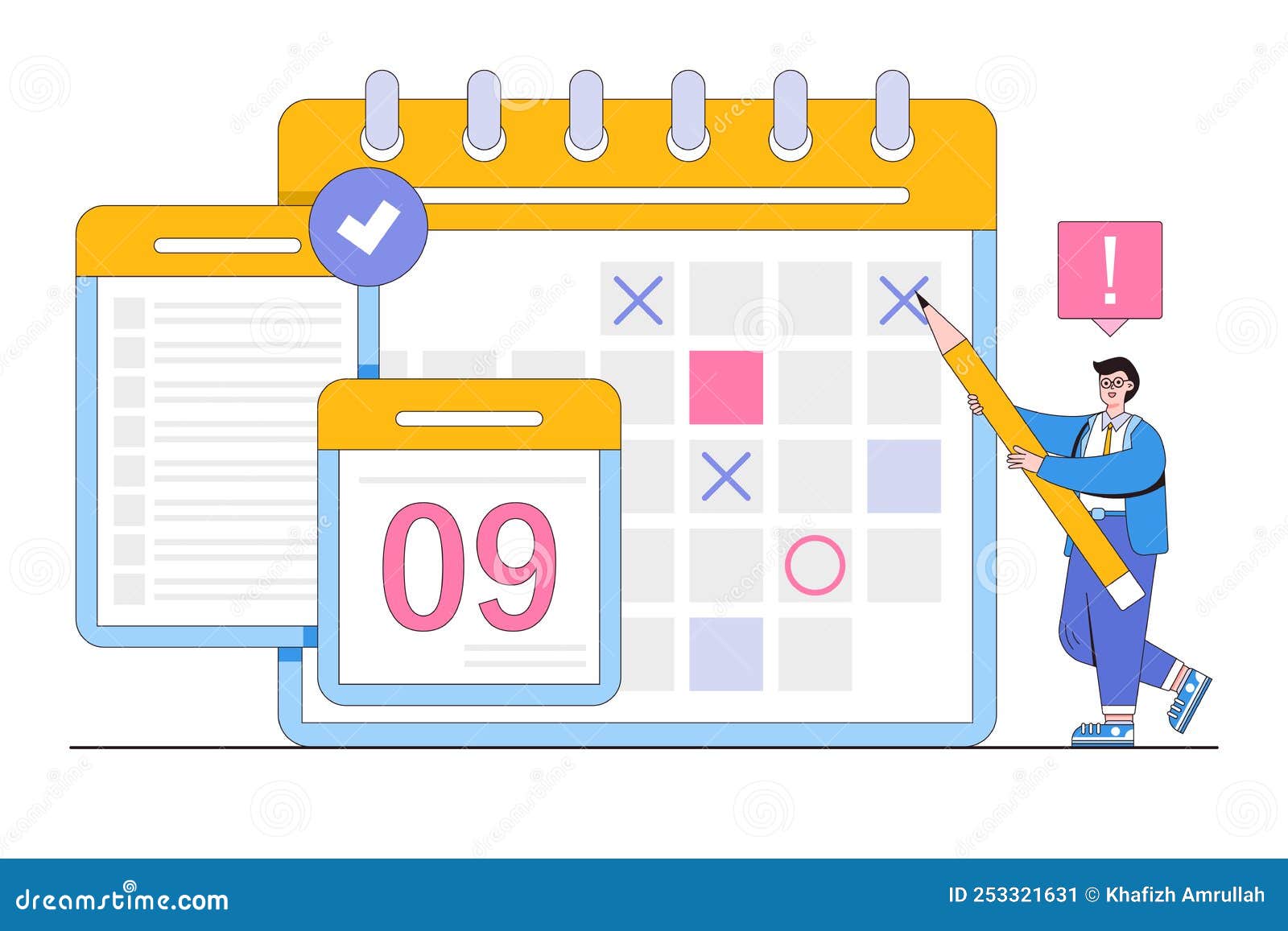 Organized Schedule, Control Working Process Tidy, Regulate Habits For ...