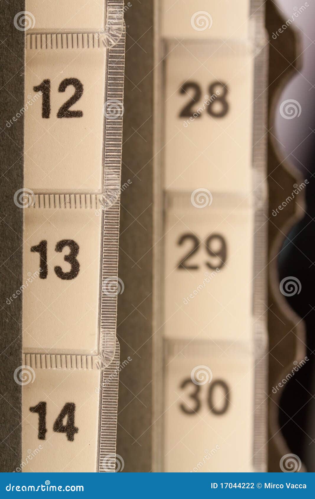 Organizer with numbers stock photo. Image of office, font - 17044222