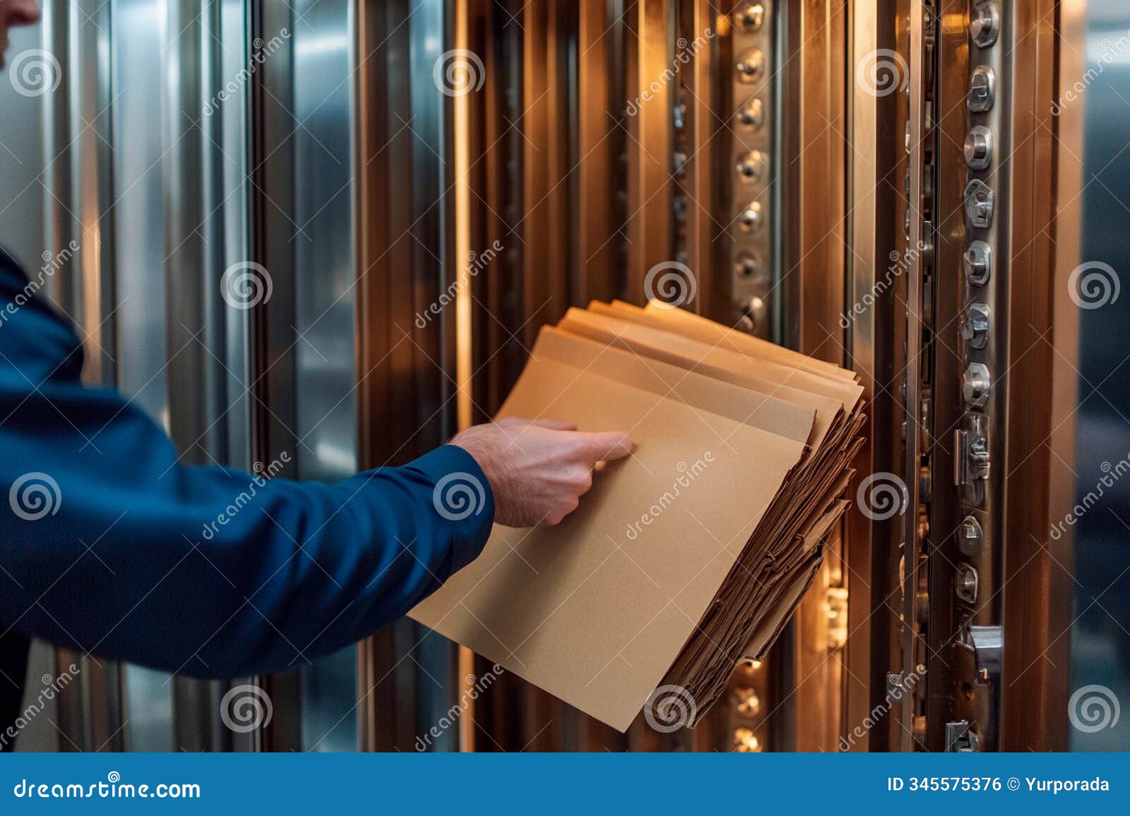 Organizing Important Documents in a Metallic Filing System at the ...