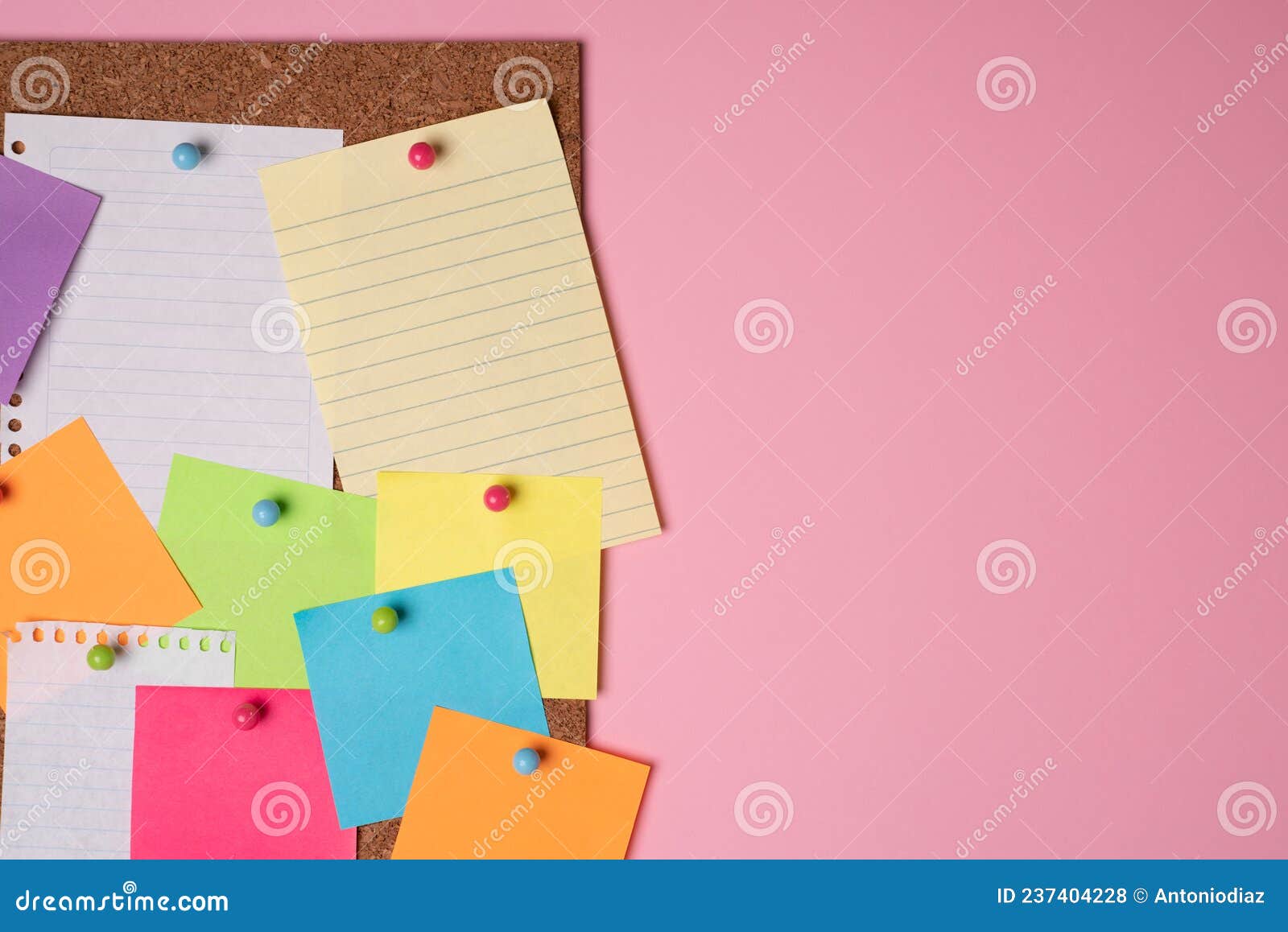 Organizing daily Tasks on Adhesive Notes Stock Photo - Image of ...