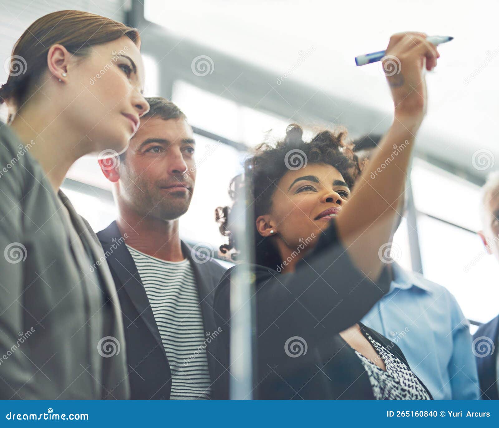 Organizing Their Ideas into a Practical Project. a Group of Colleagues ...