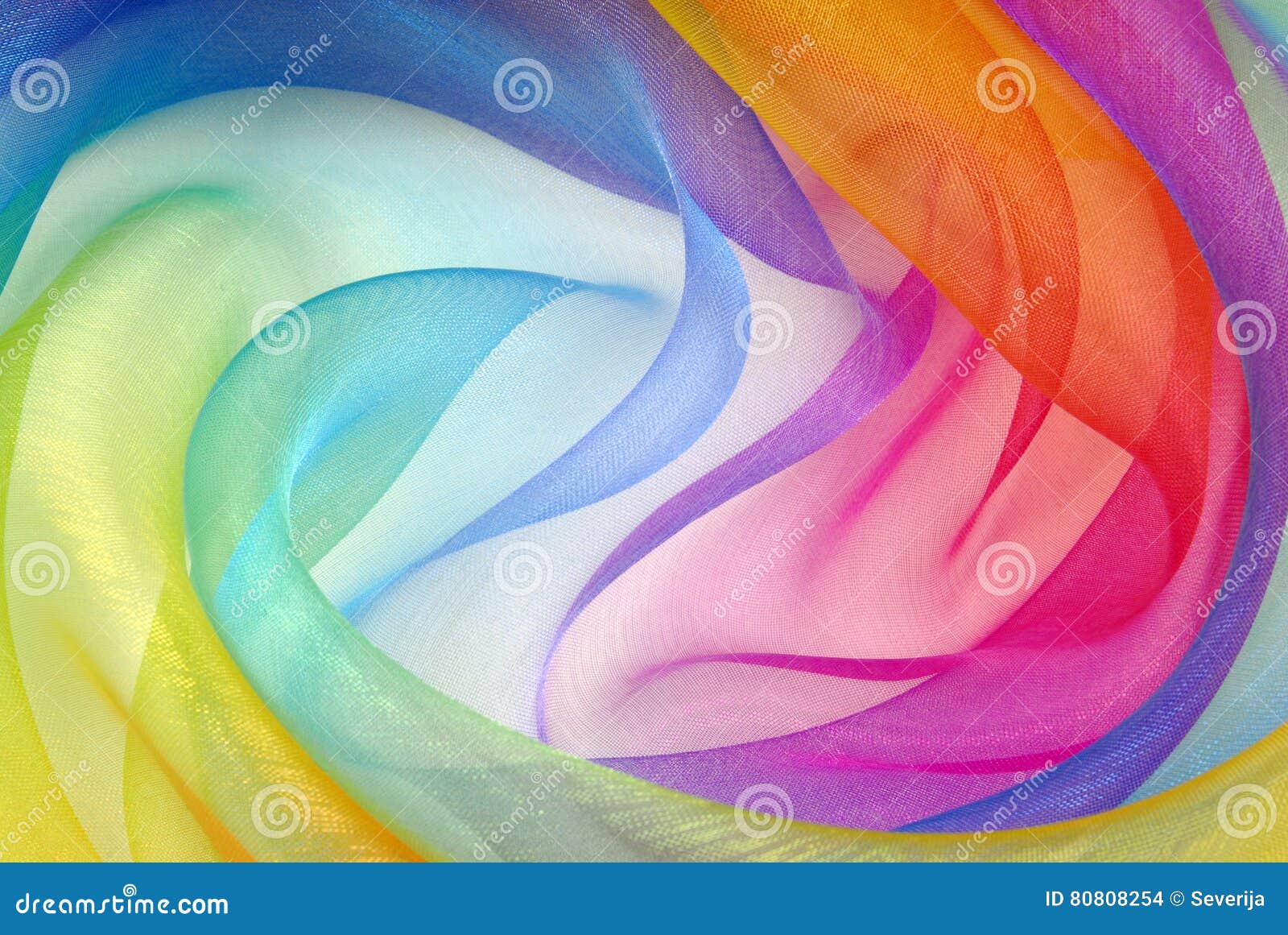 Organza fabric rainbow stock photo. Image of light, bright - 80808254