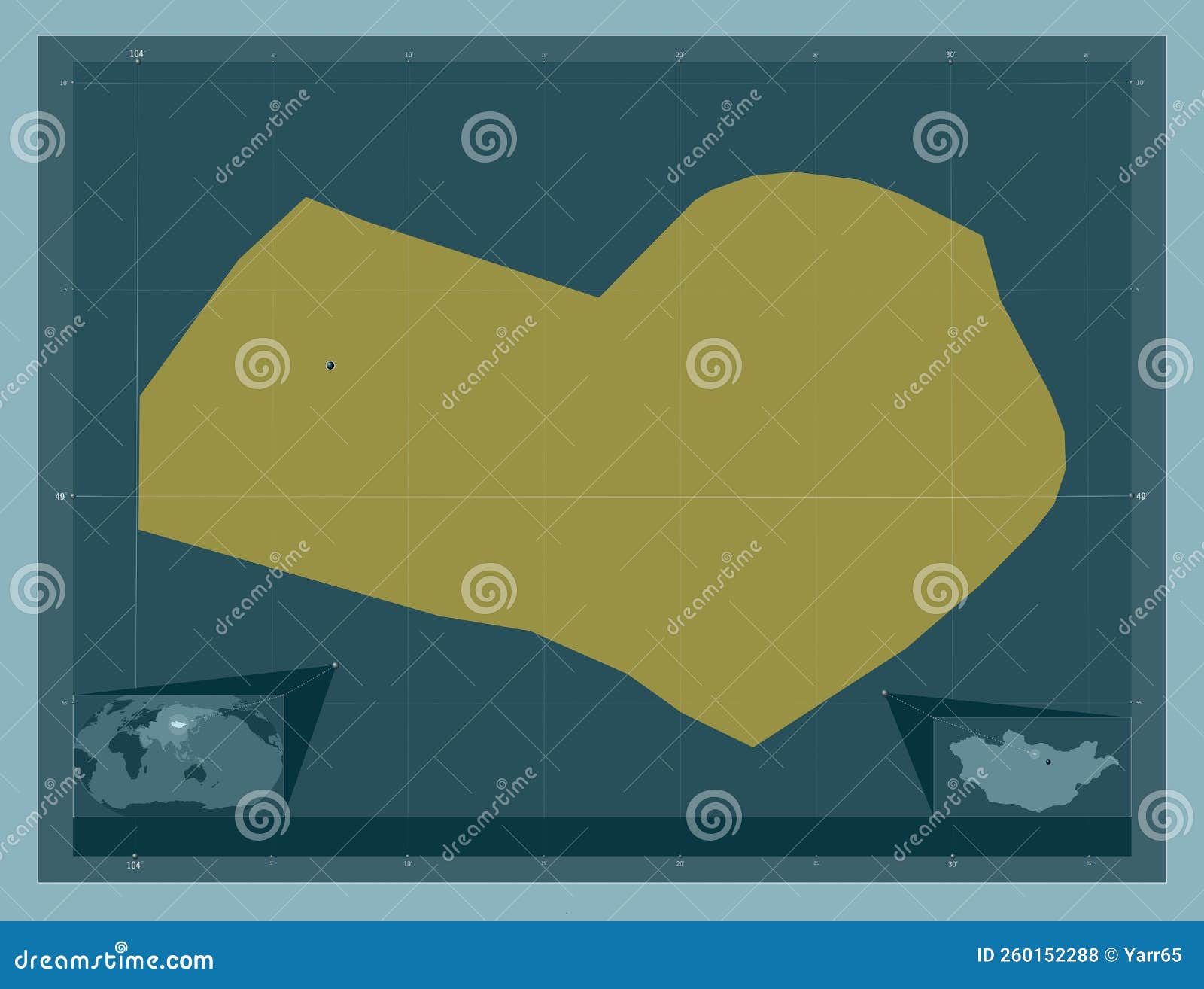 Orhon, Mongolia. Solid. Major Cities Stock Illustration - Illustration ...
