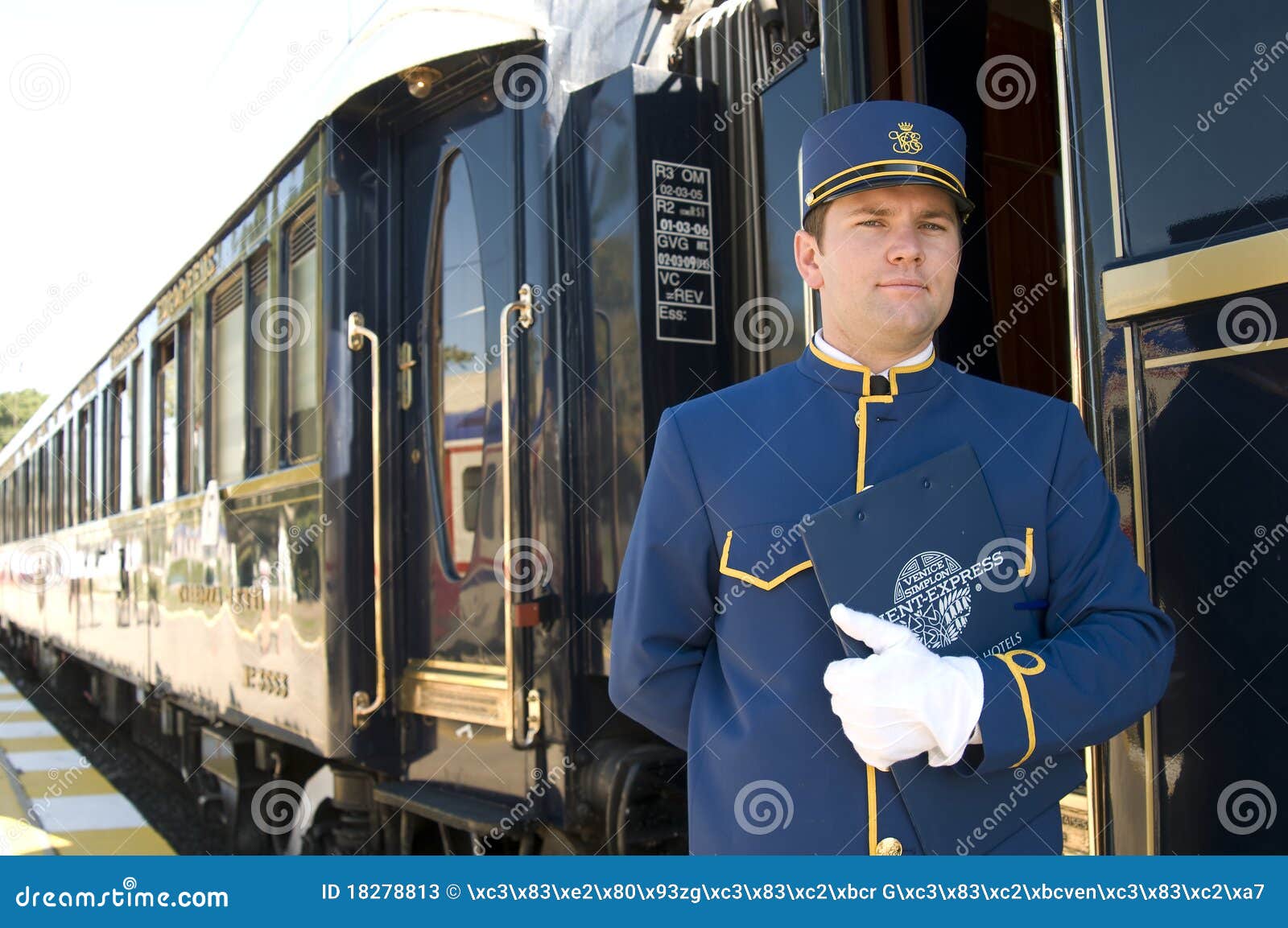Orient Express Conductor editorial stock photo. Image of touristic ...