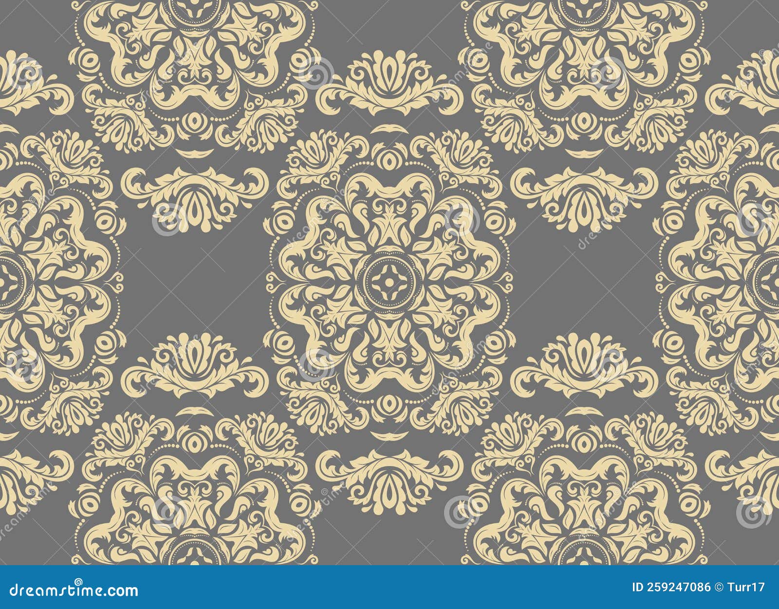 Orient Seamless Background stock illustration. Illustration of gray ...