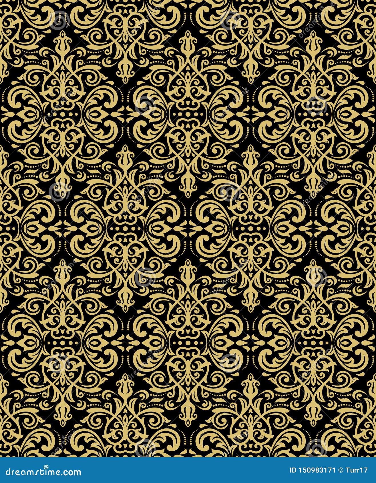 Orient Seamless Vector Background Stock Vector - Illustration of orient ...