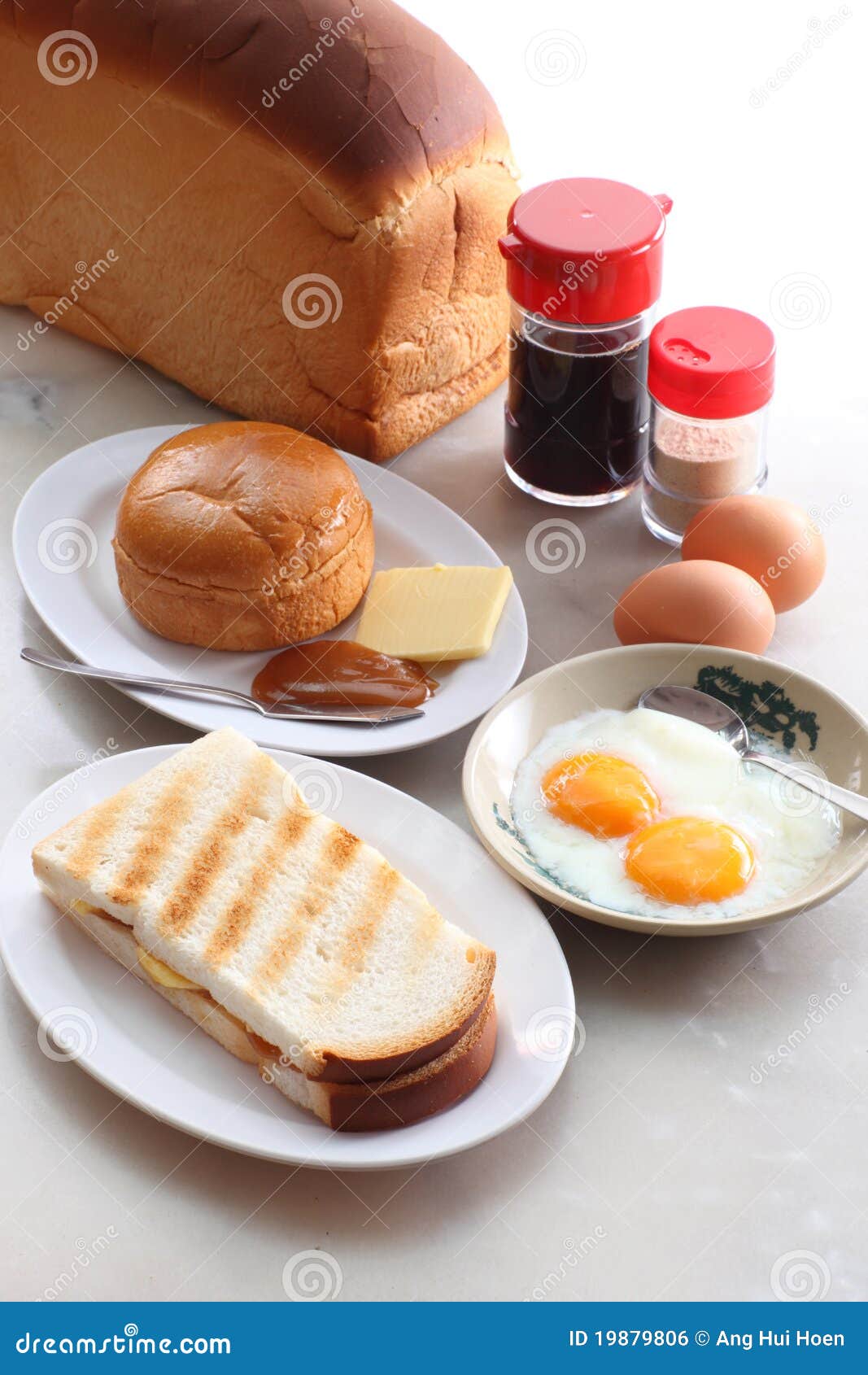Oriental breakfast stock photo. Image of healthy, plates - 19879806