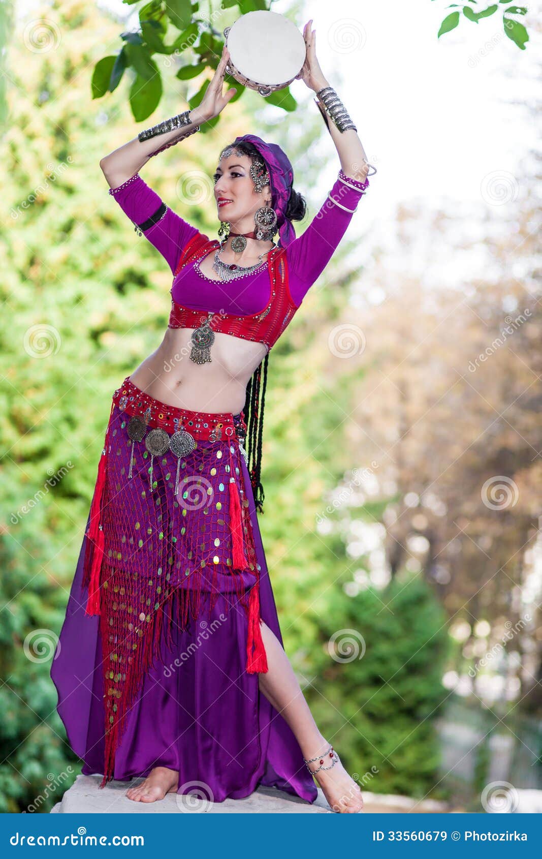 Oriental Dancer stock image. Image of female, ethnic - 33560679