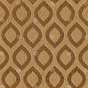 Oriental Decorative Pattern - Leather Texture - Seamless Background ...