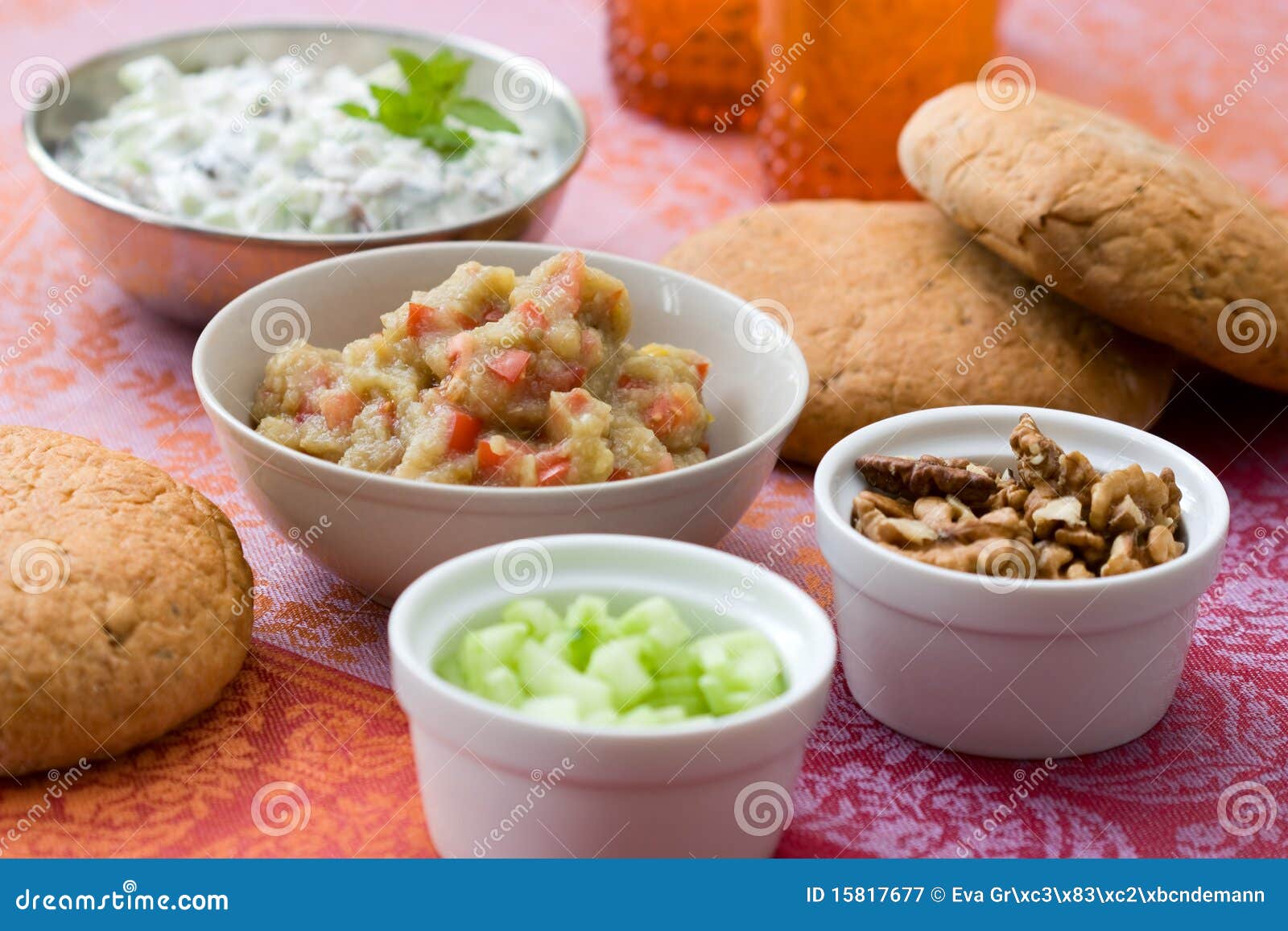 Oriental Dips stock image. Image of arabien, dish, appetizing - 15817677