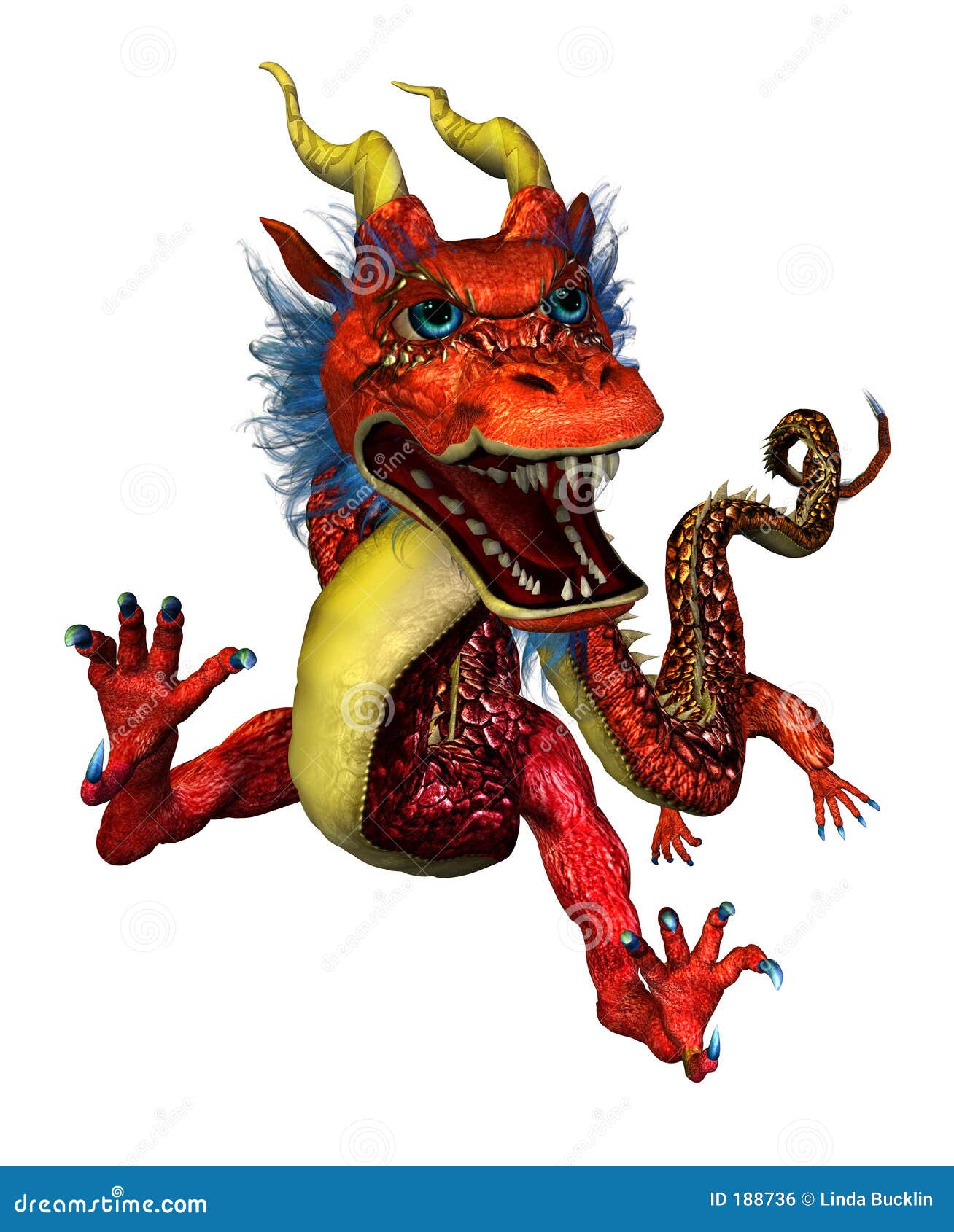 Oriental Dragon Portrait stock illustration. Illustration of orient ...
