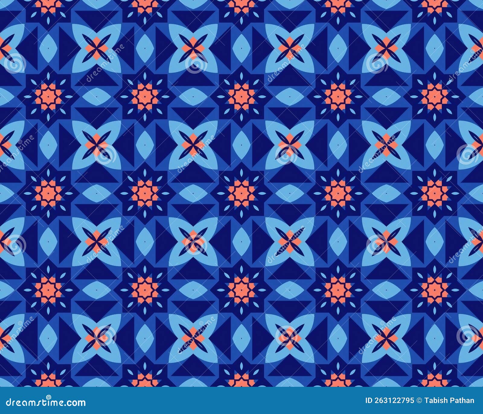 Oriental Ethnic Seamless Repeatable Pattern Traditional Geometric Lines ...