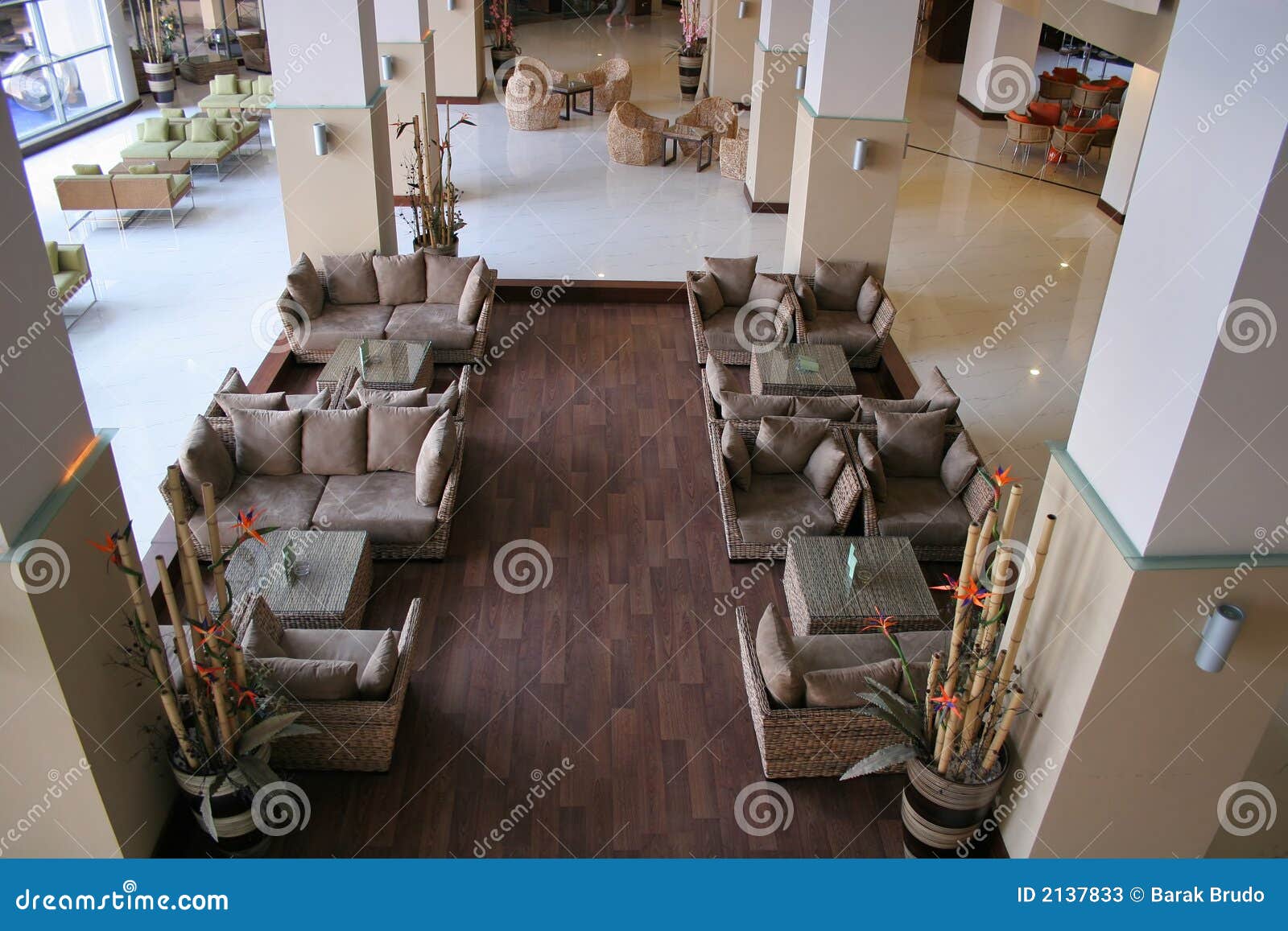 Oriental Hotel Lobby stock image. Image of chairs, couch - 2137833