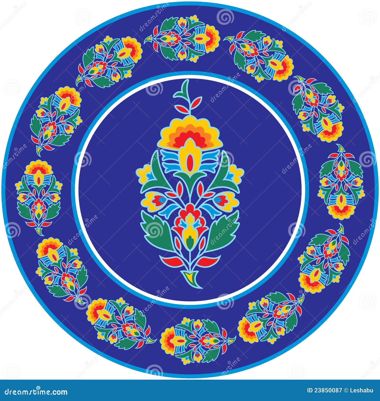 Oriental - Indian - Floral Design Elements Stock Vector - Illustration ...