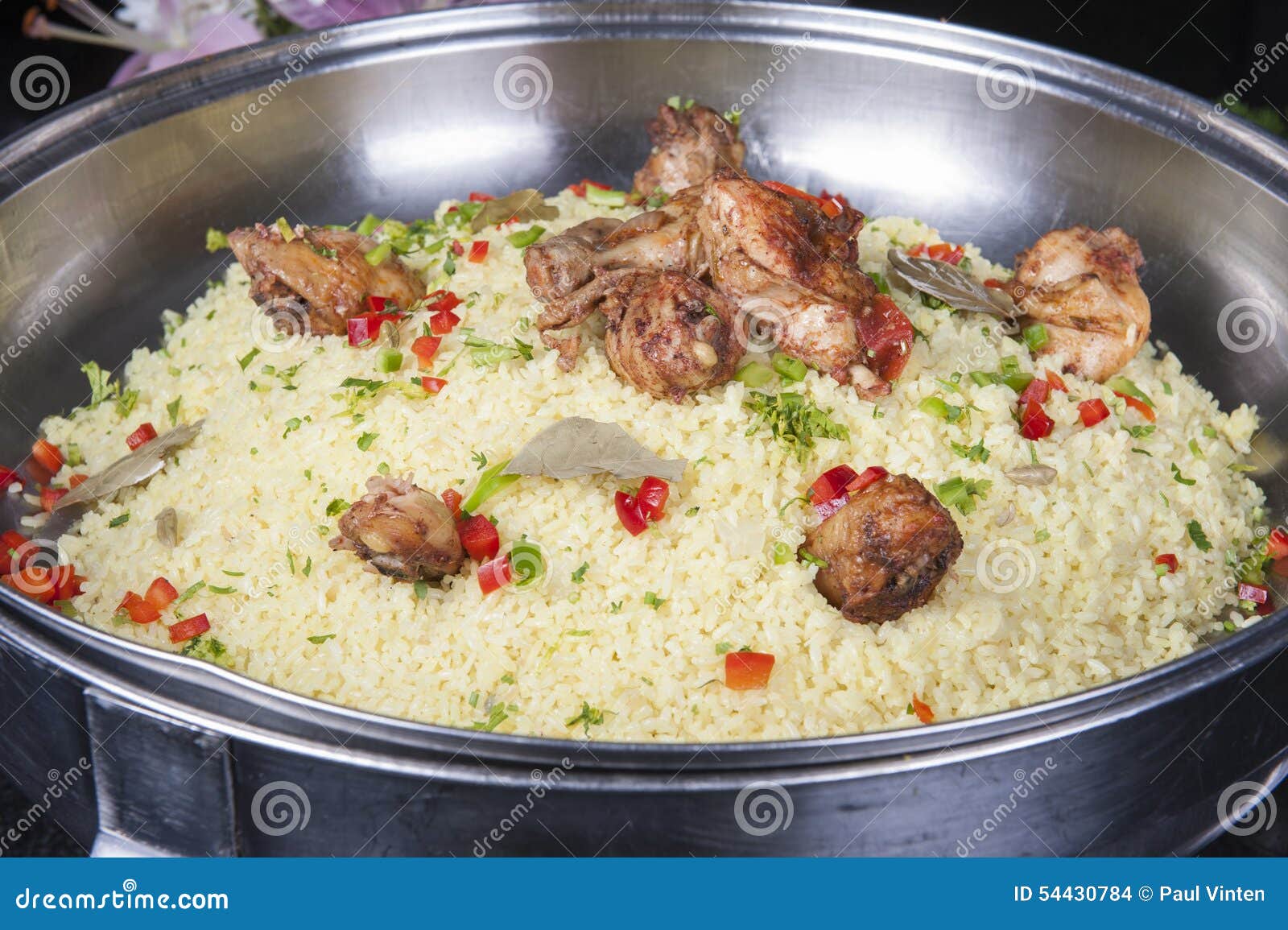 Oriental Kabsa Rice at a Hotel Restaurant Buffet Stock Photo - Image of ...