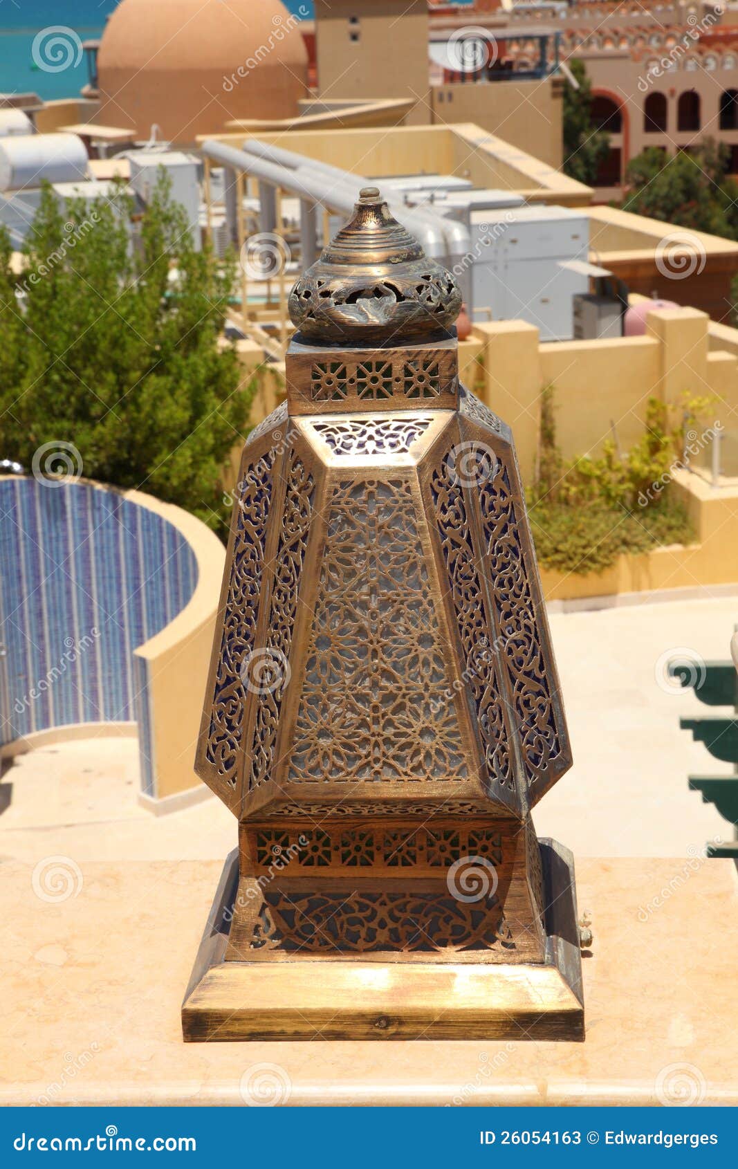 Oriental old Castle stock image. Image of egypt, corridor - 26054163