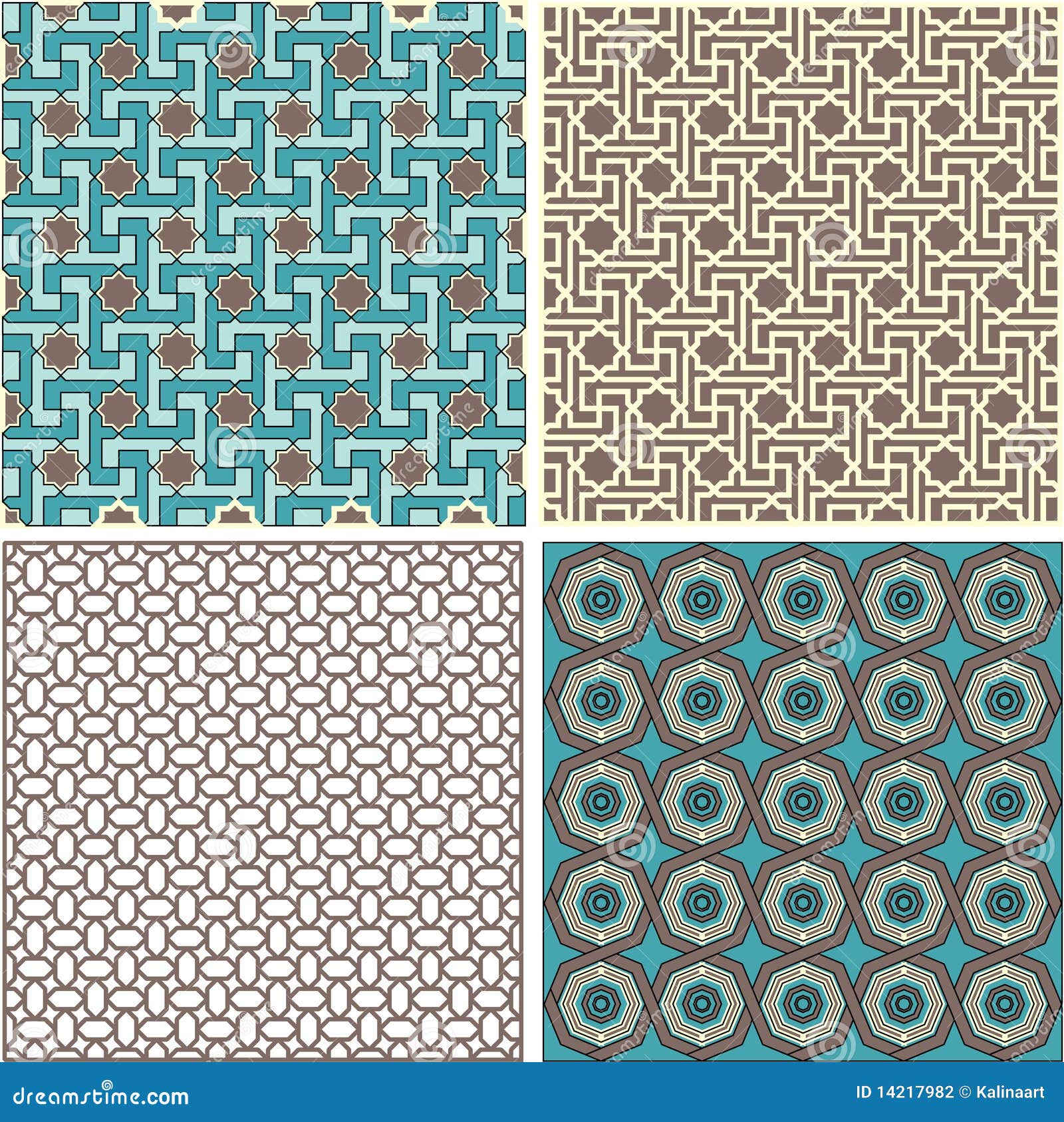 Oriental pattern stock vector. Illustration of arabic - 14217982