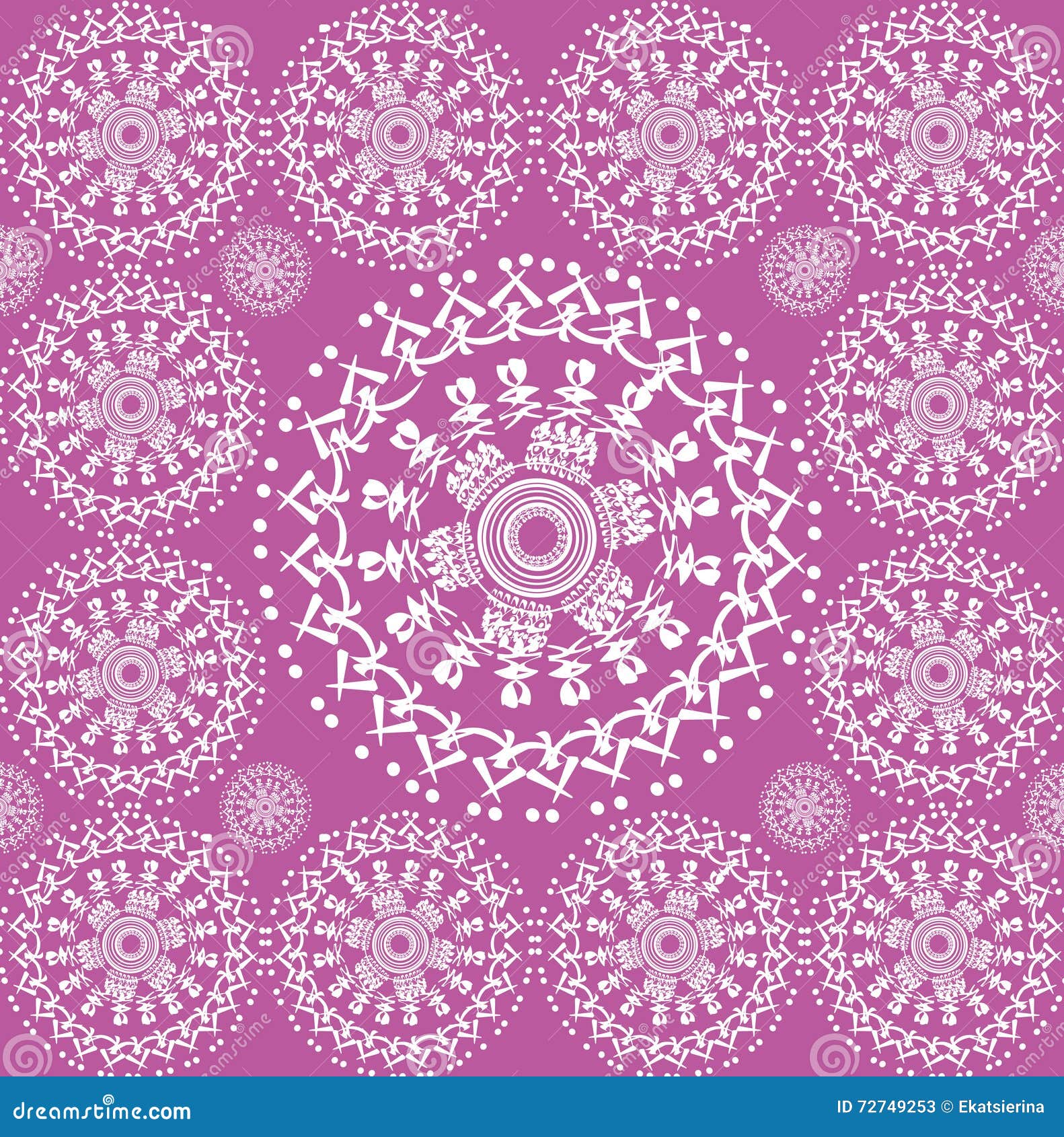 Oriental pattern stock vector. Illustration of bright - 72749253