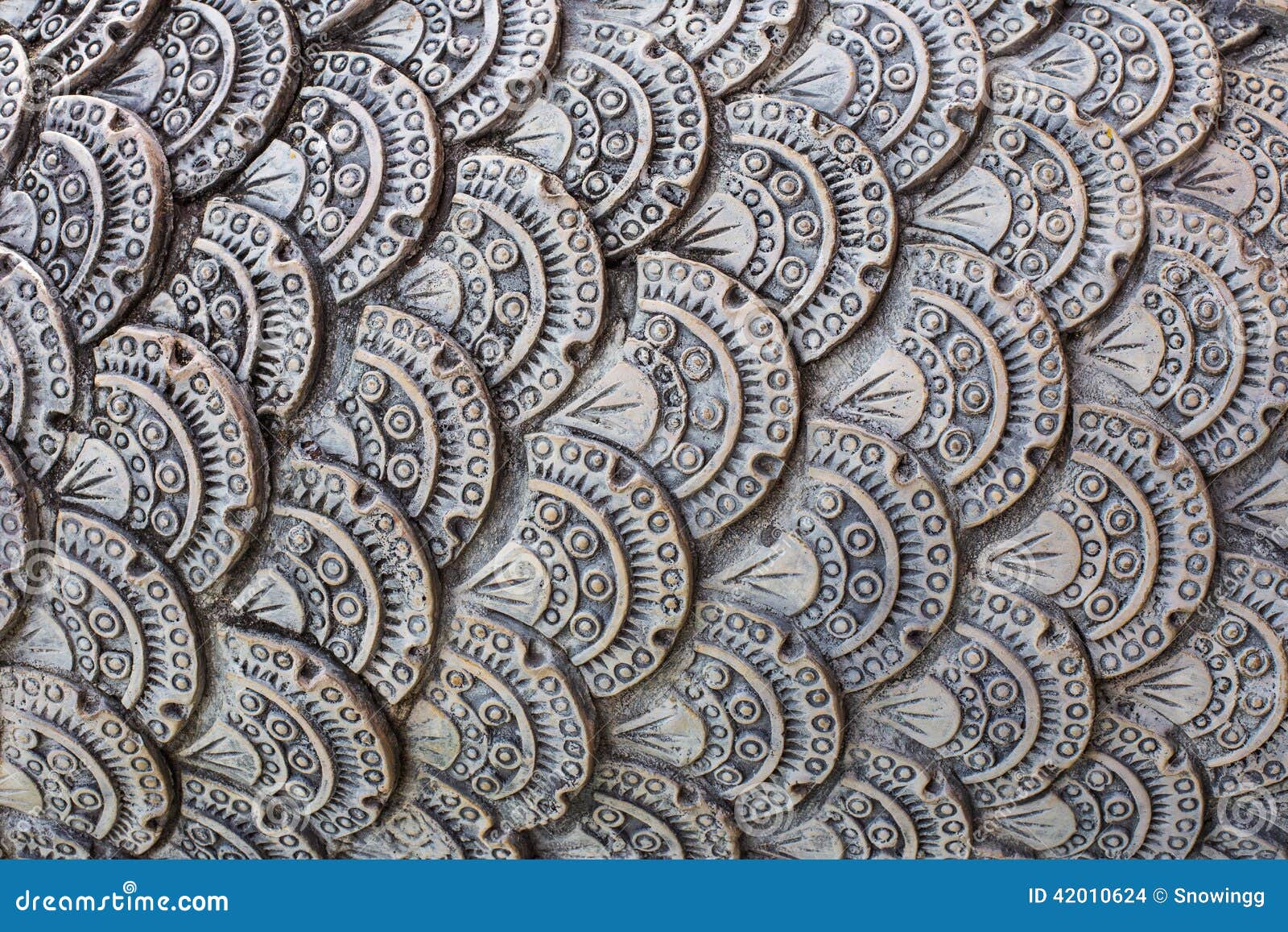 Oriental Pattern - Scale of Dragon Skin Stock Photo - Image of decor ...