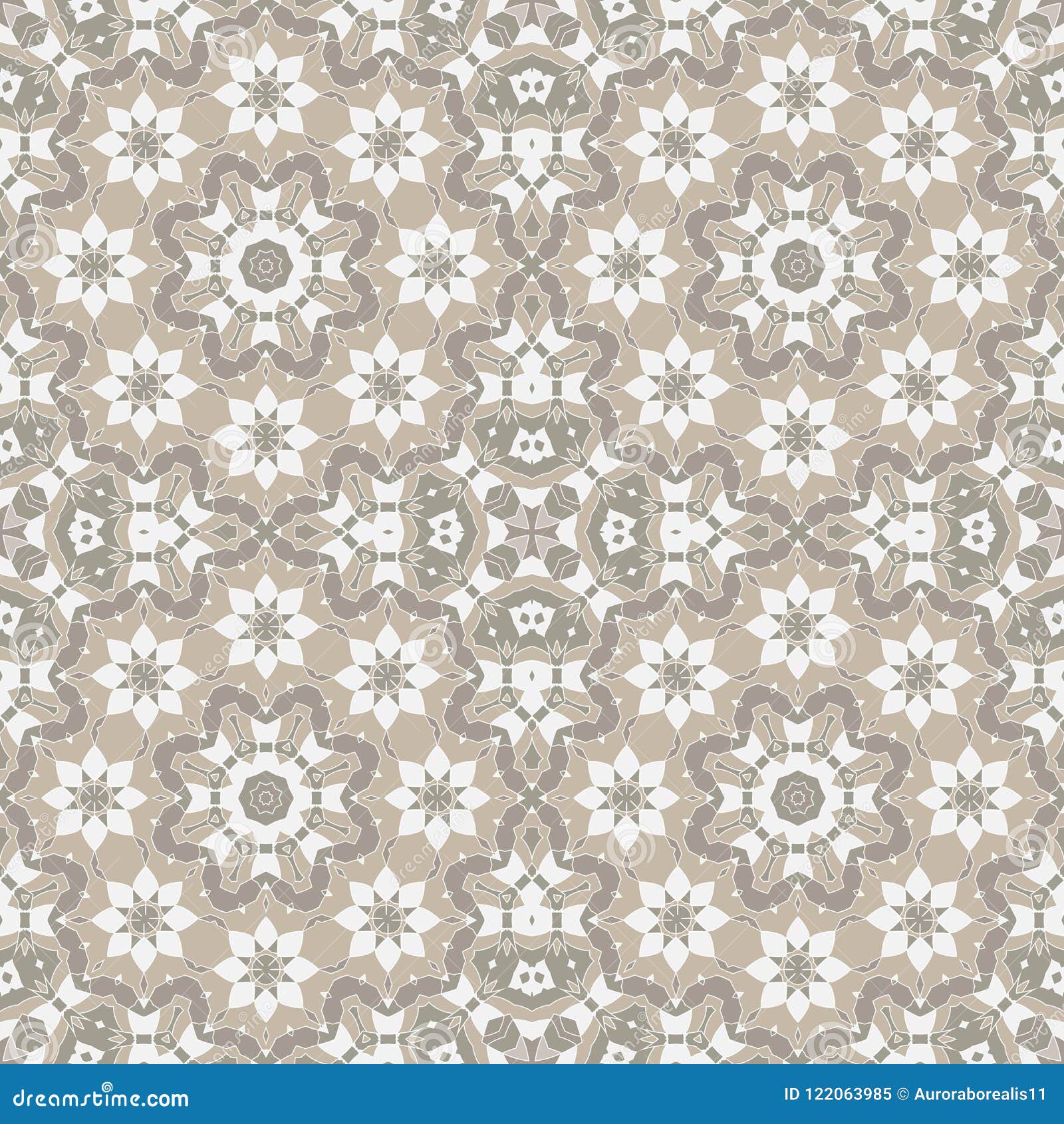Oriental Seamless Patchwork Geometric Fabric Pattern Ethnicity