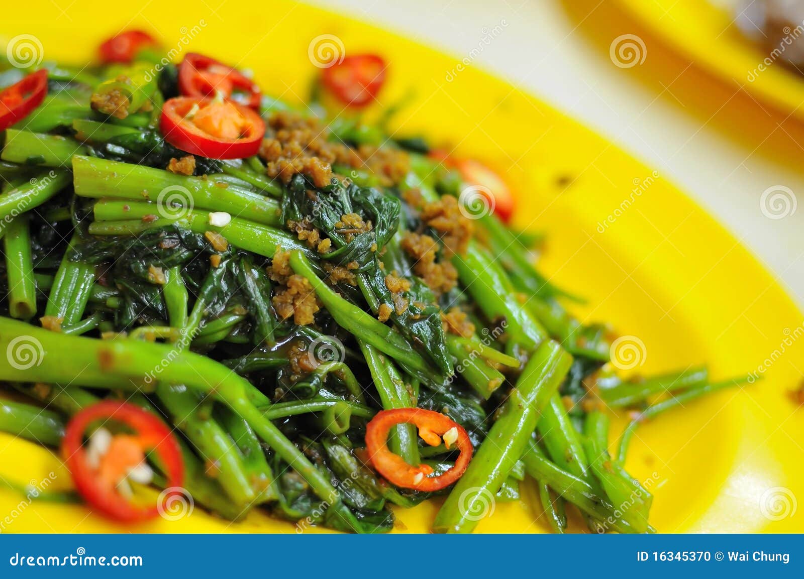 Oriental spicy vegetables stock photo. Image of meal - 16345370