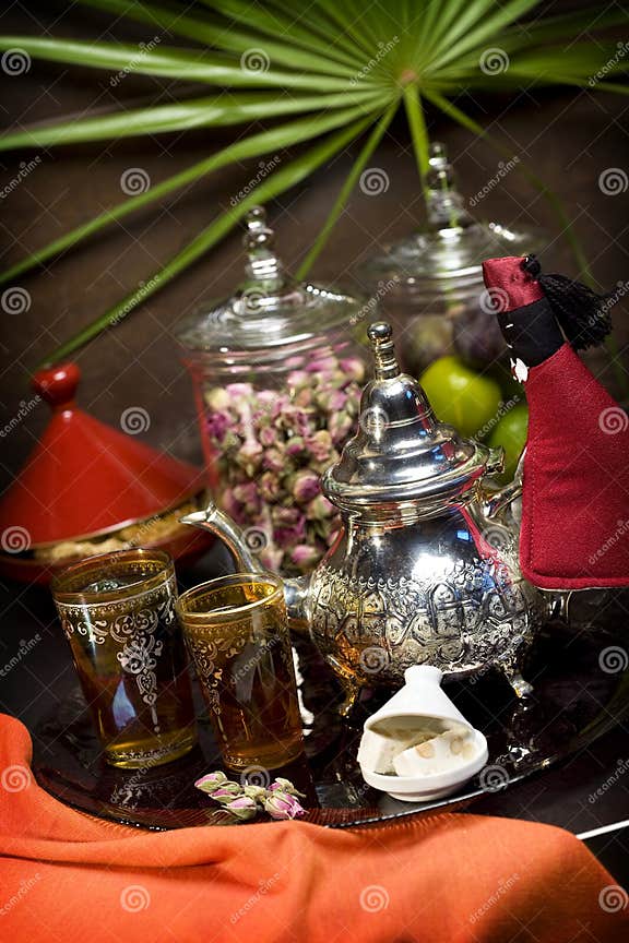 Oriental tea service stock photo. Image of morocco, teapot - 23237370
