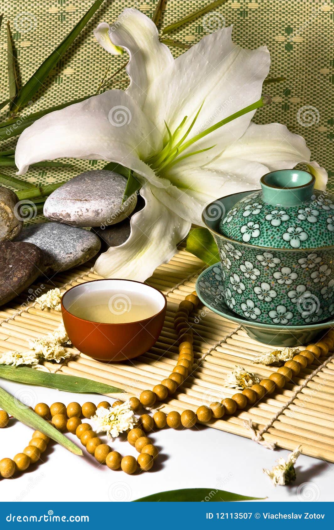 Oriental Traditional Tea Ceremony Still Life. Stock Image - Image of ...