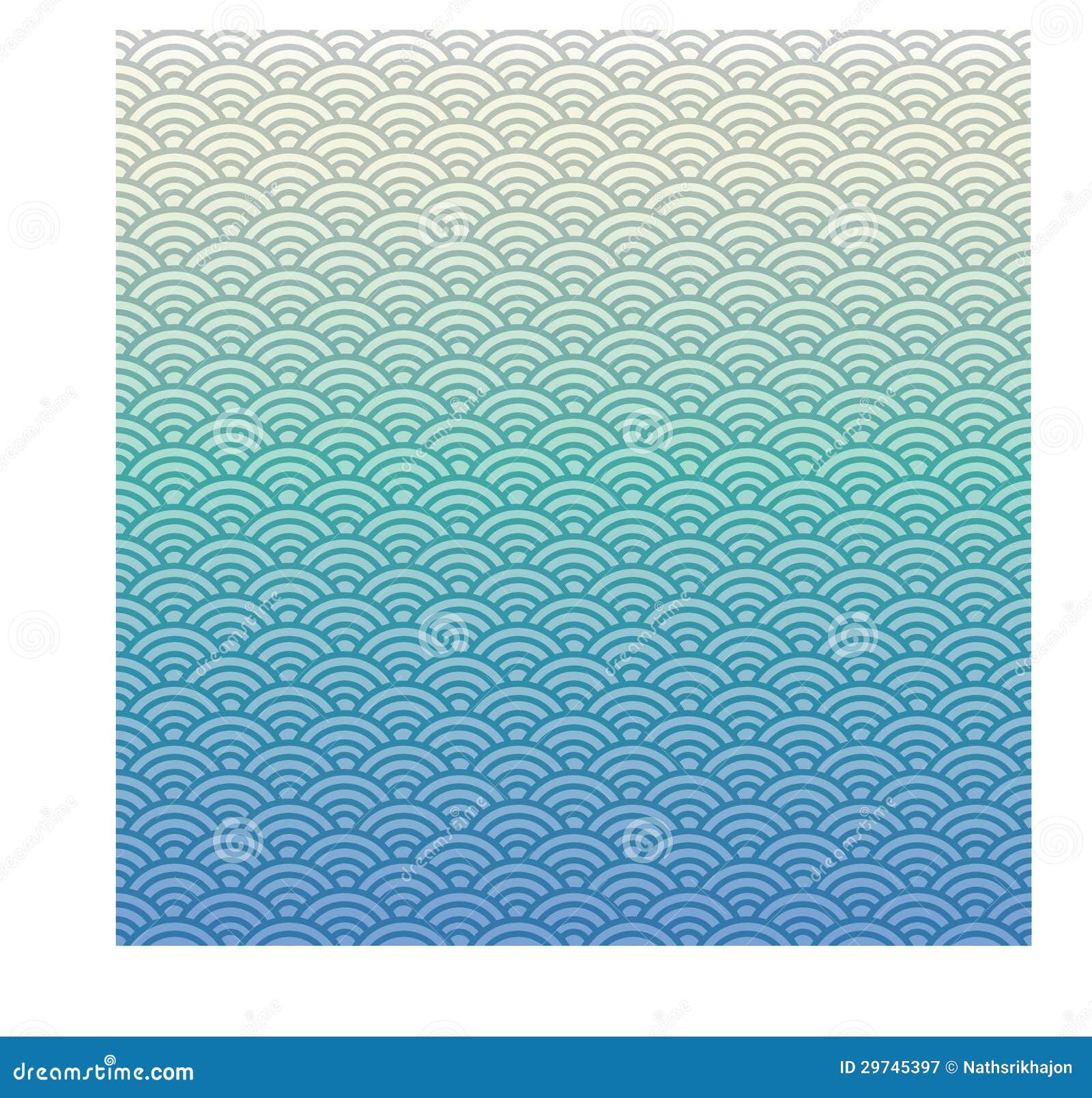 Oriental Water Pattern stock illustration. Illustration of color - 29745397