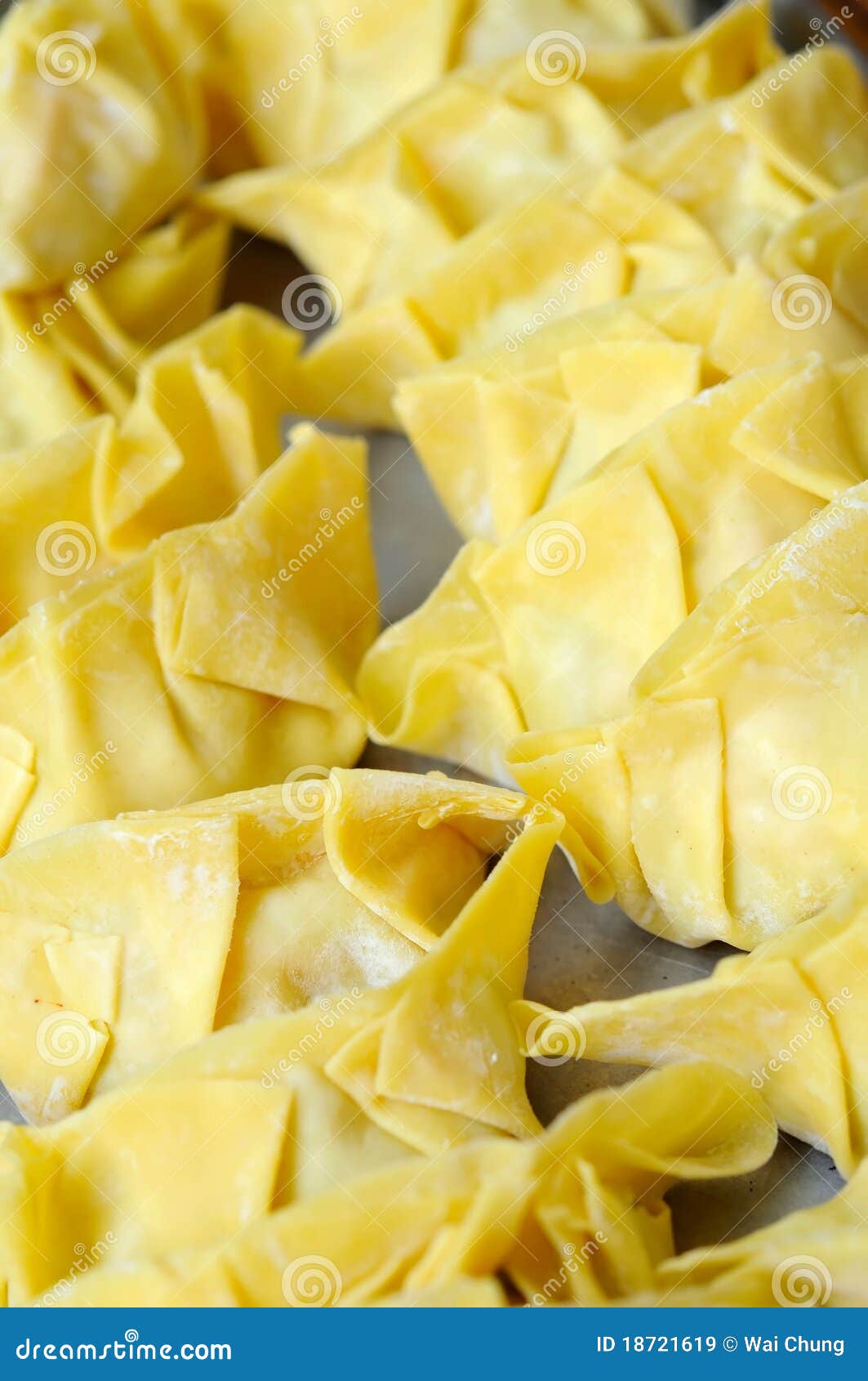 Oriental wanton stock image. Image of yellow, gourmet - 18721619