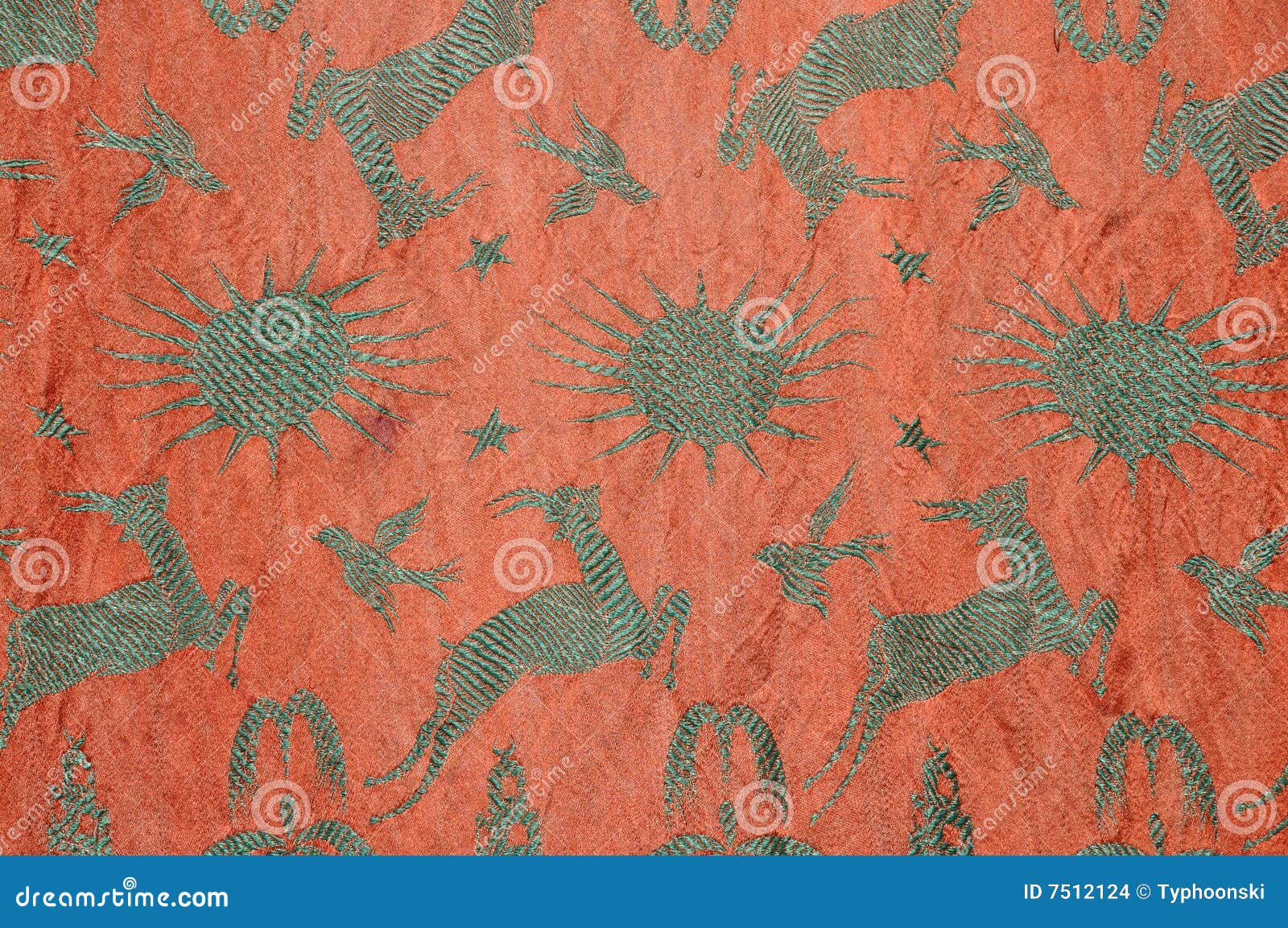 Orientaliskt tyg arkivfoto. Bild av stängning, rött, modell - 7512124