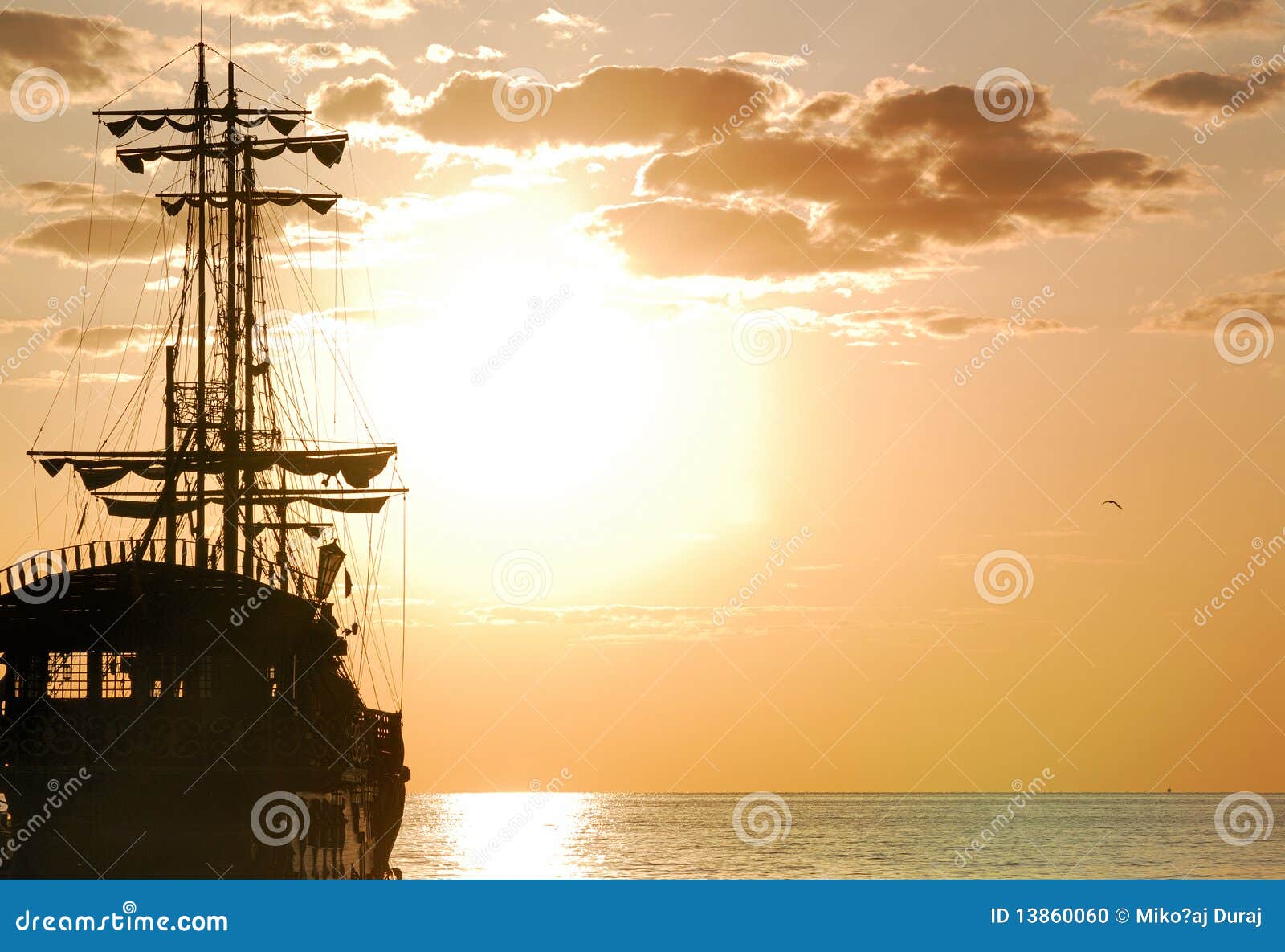 Orientamento Orizzontale Della Nave Di Pirati Fotografia Stock ...