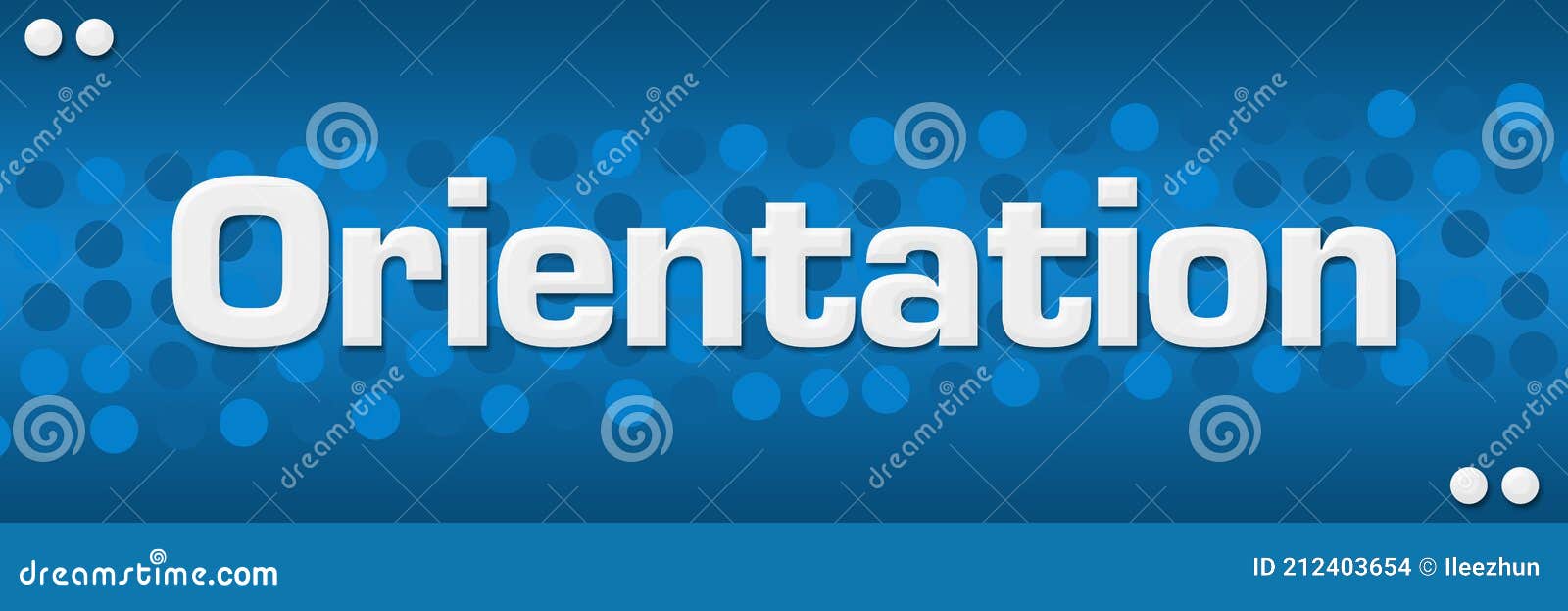 Orientation Blue Dots Background Stock Illustration - Illustration of ...