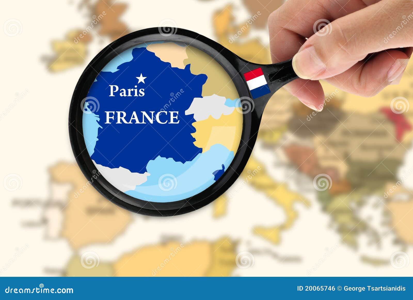 Orientation en France photo stock. Image du cartographie - 20065746