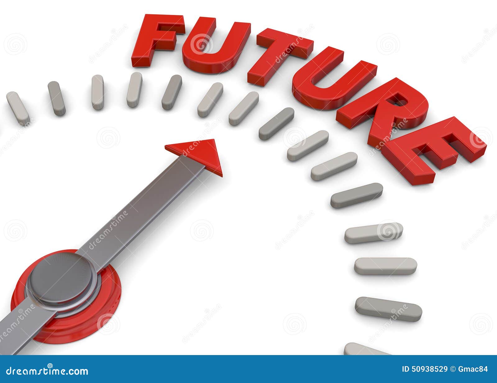 Orientation future - 3D illustration stock. Illustration du cadeau ...
