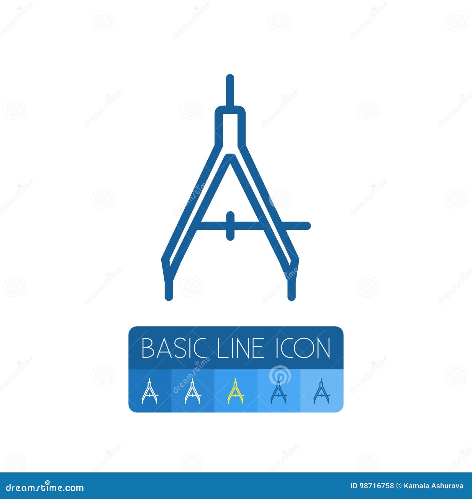 Orientation Compass Icon Vector Isolated On White Background ...