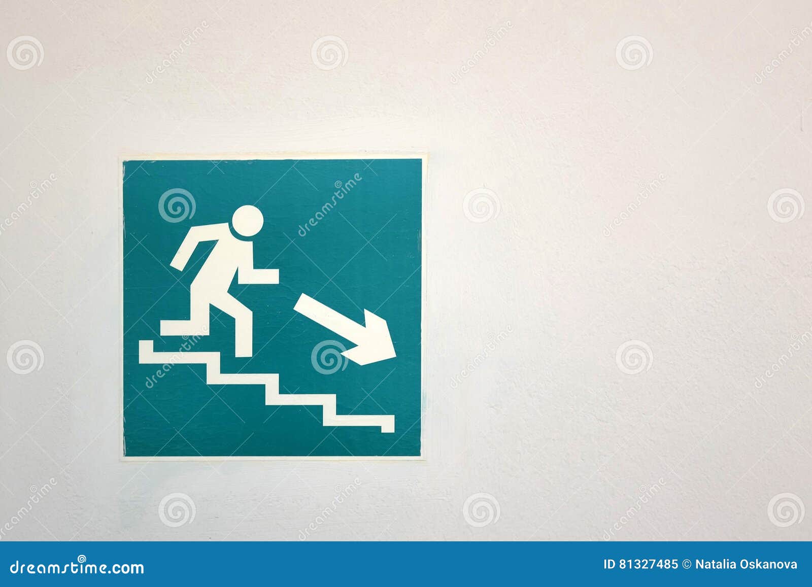 Orientation Plate Showing Way To Exit Stock Image - Image of equipment ...