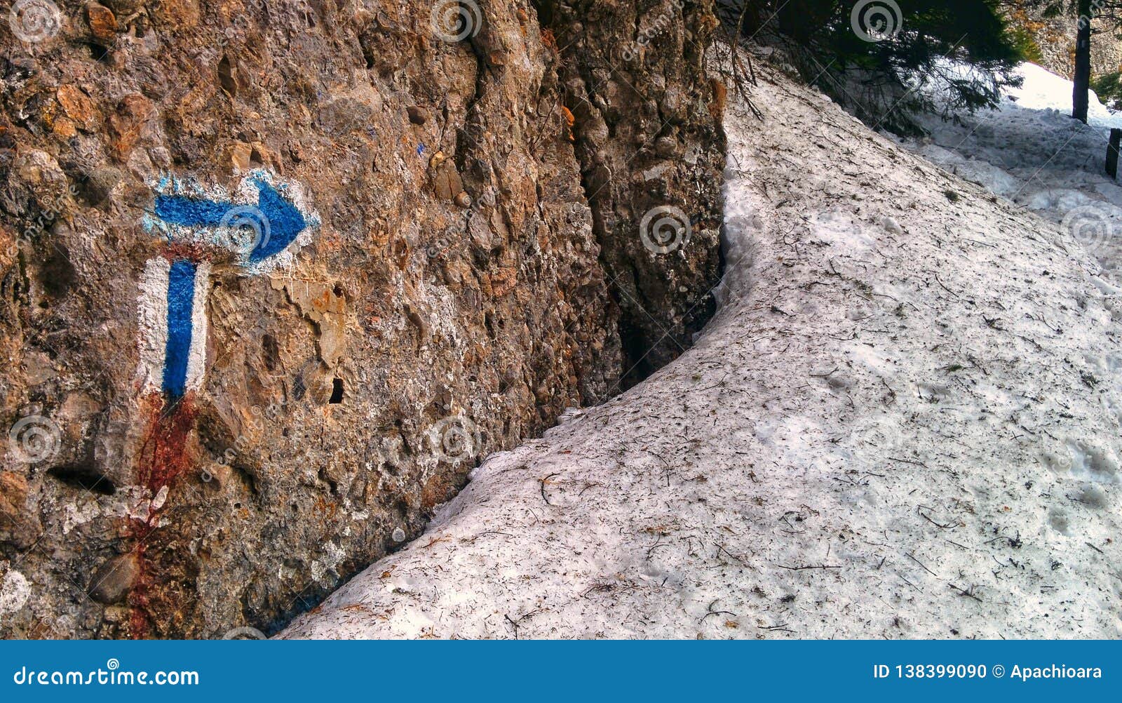Orientation sign stock photo. Image of mountain, snow - 138399090