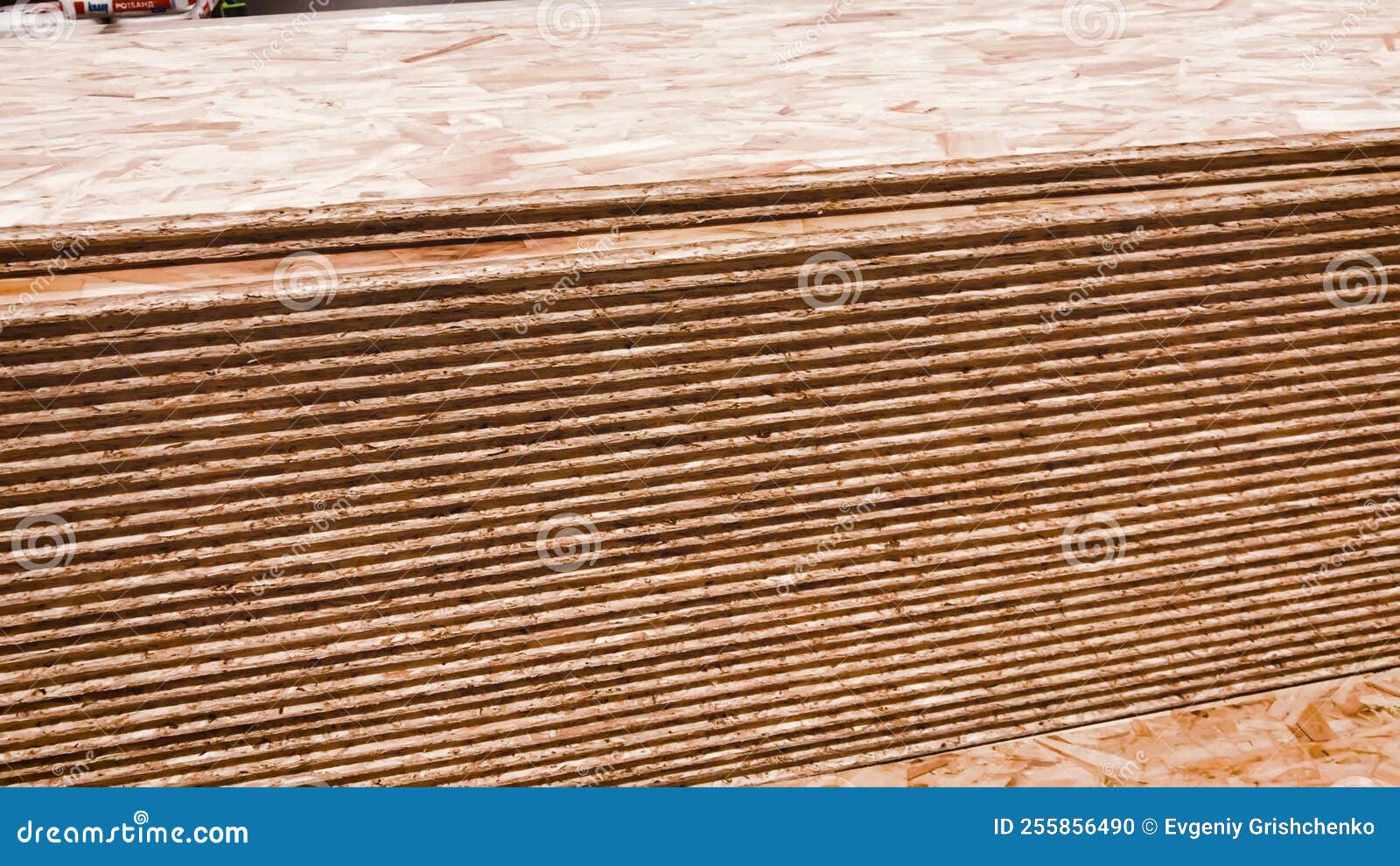 Oriented Strand Board Osb Sheets Pack Stack Construction Wood Lumber ...