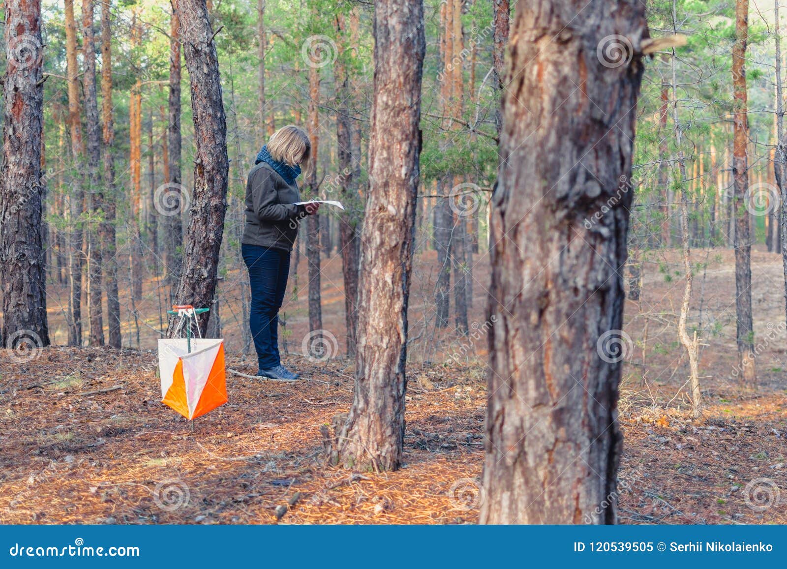 Orienteering. Control Point Prism and Composter for Orienteering ...