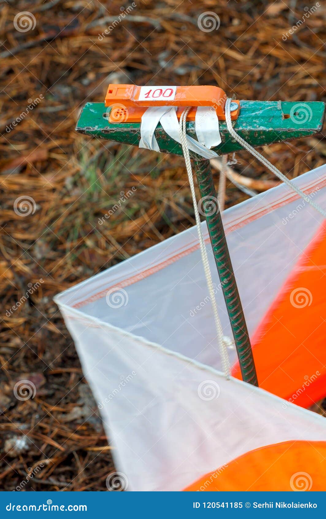 Orienteering. Control Point Prism and Composter for Orienteering in the ...