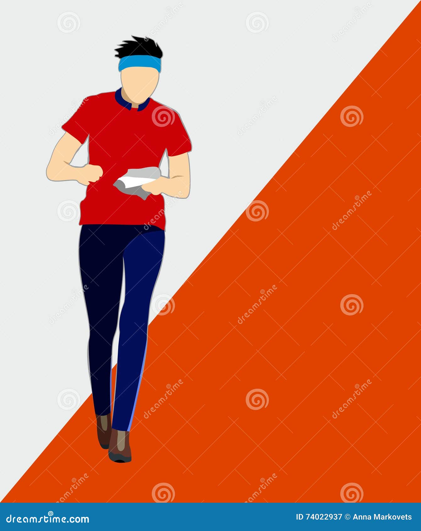 Orienteering Vector Illustration | CartoonDealer.com #10779416