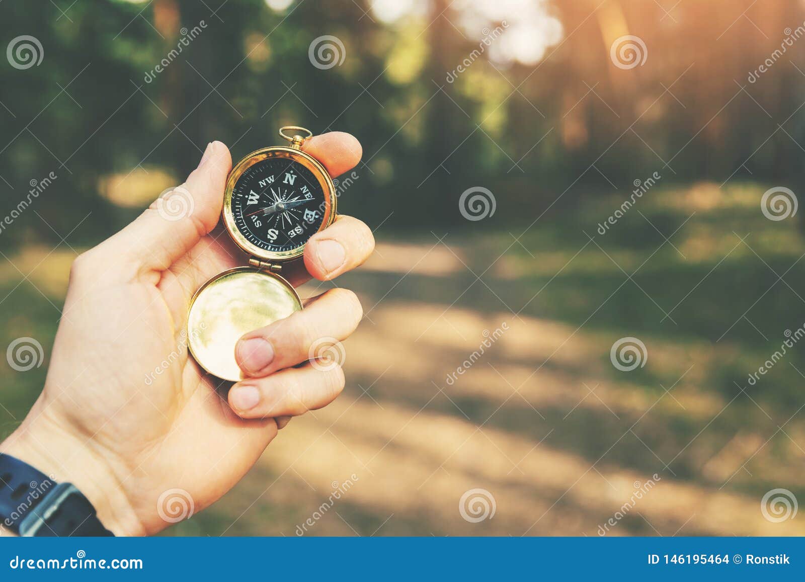 Compass In The Hand Stock Photo | CartoonDealer.com #40894410