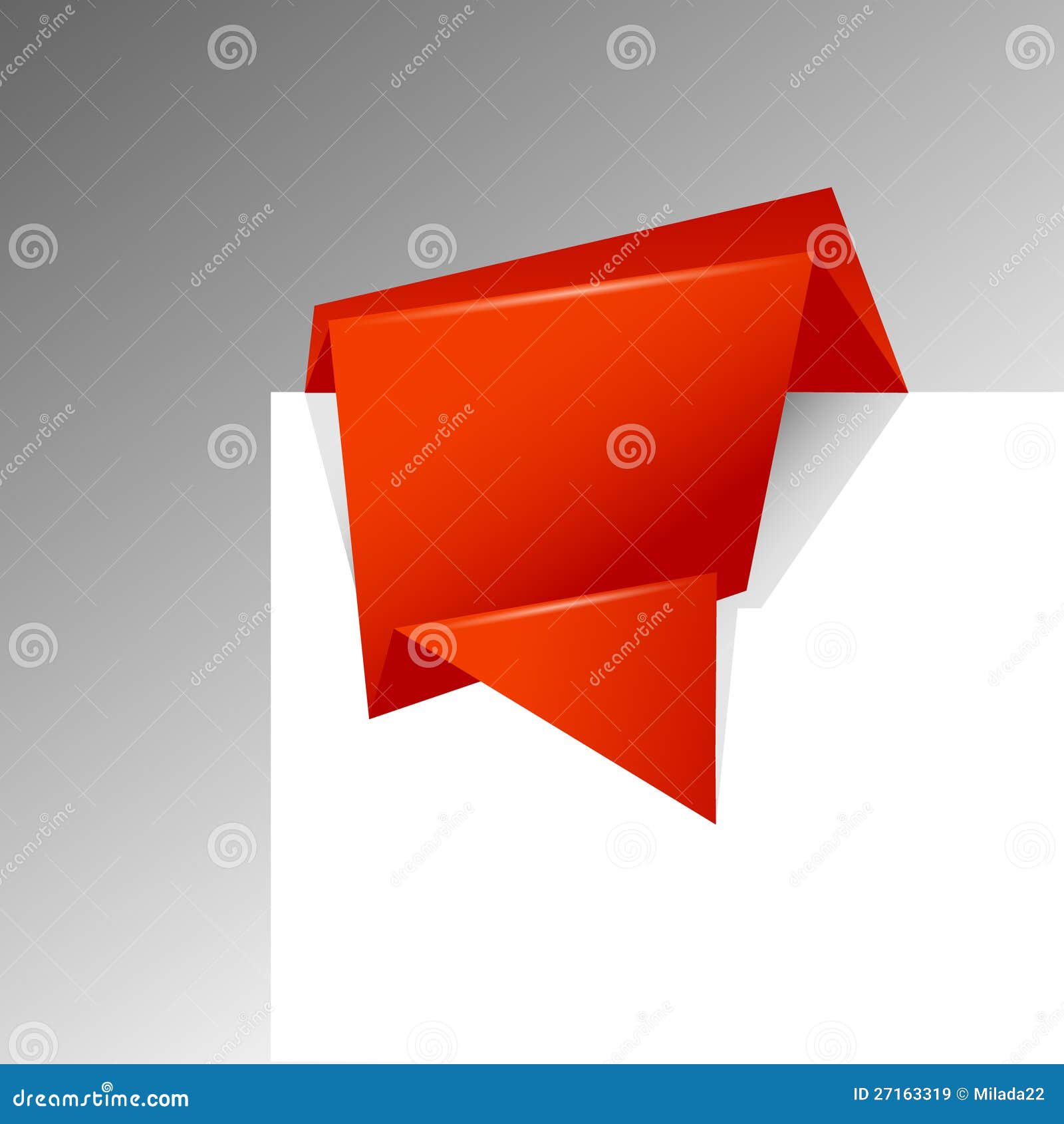 Origami Cartoon Vector | CartoonDealer.com #27163319