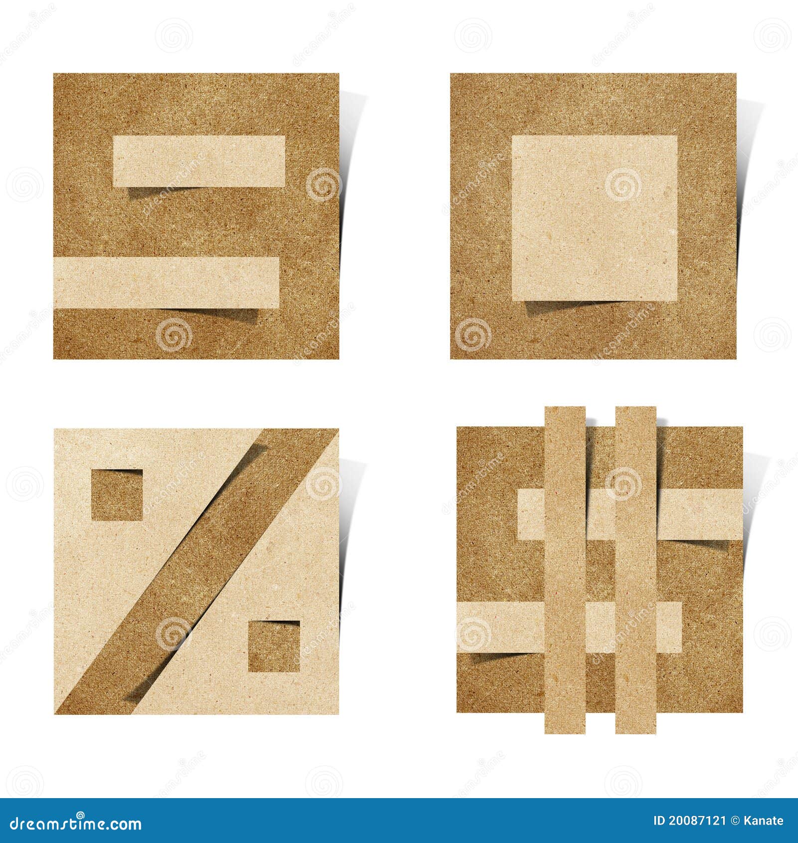 Origami Alphabet Letters Recycled Paper Stock Image - Image of graphic ...