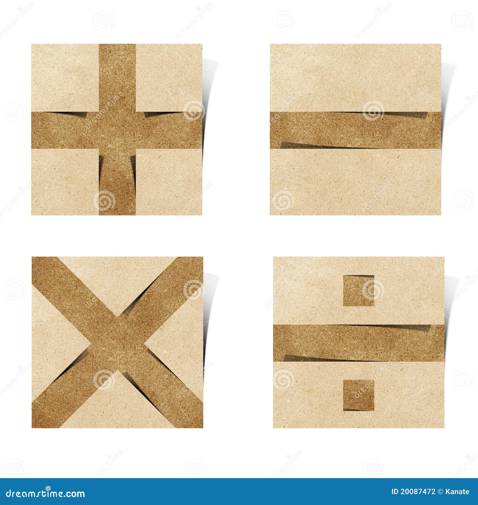 Origami Alphabet Letters Recycled Paper Stock Photo - Image of graphic ...