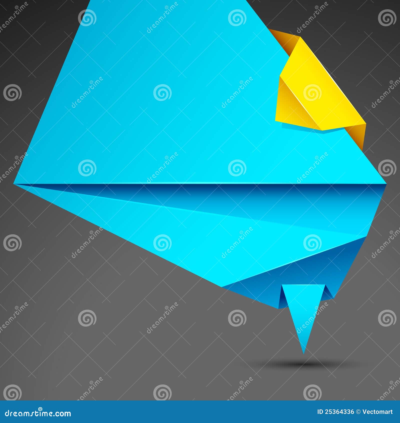 Origami Background stock vector. Illustration of chatting - 25364336