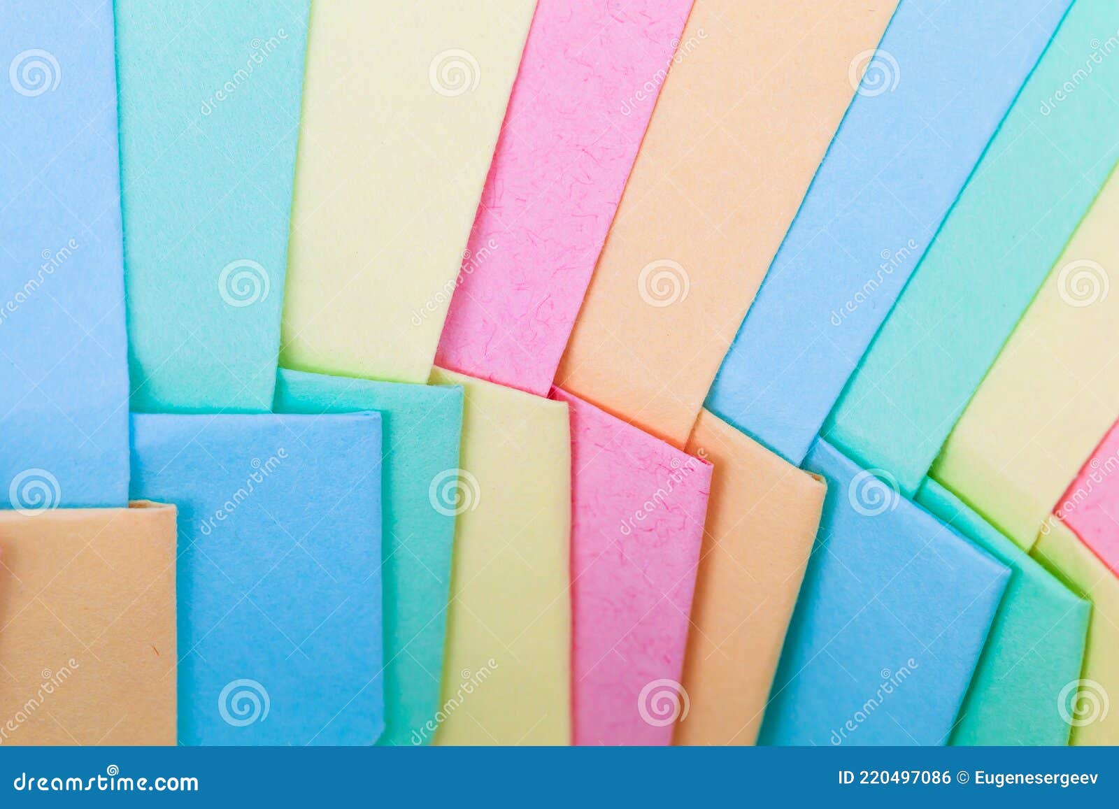 Parametric Pattern Made of Colorful Paper Stock Photo - Image of ...