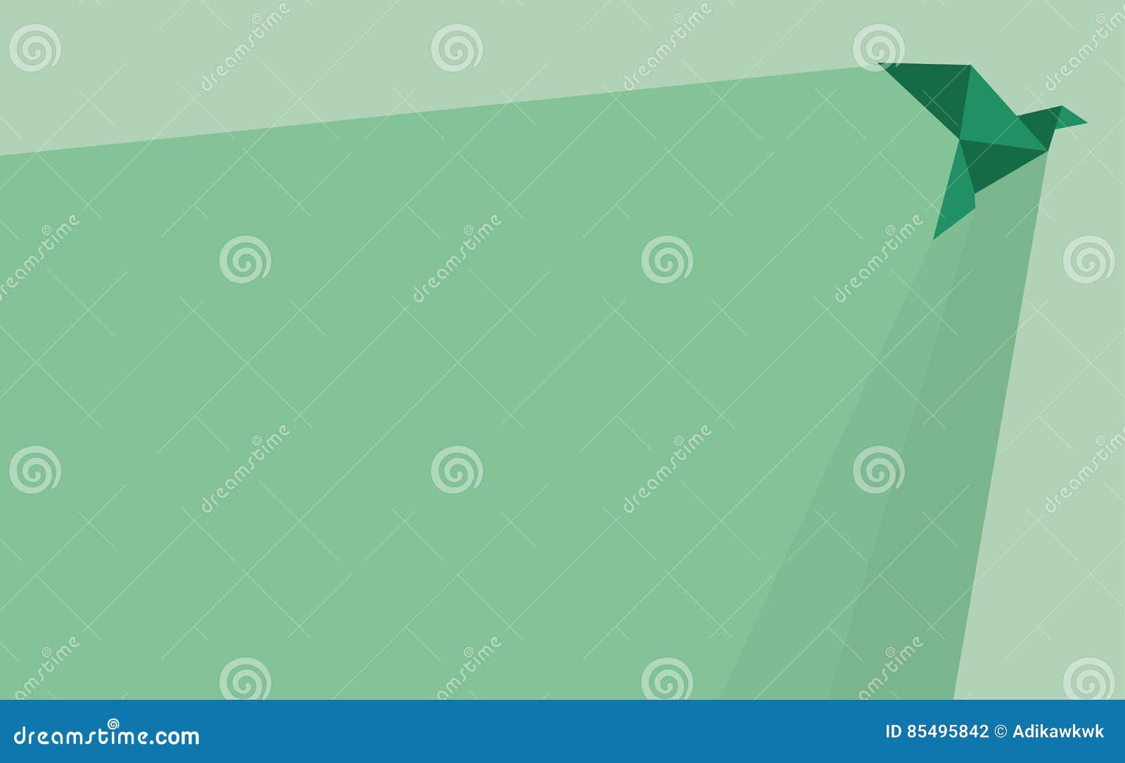 Origami Bird Background stock vector. Illustration of presentation ...