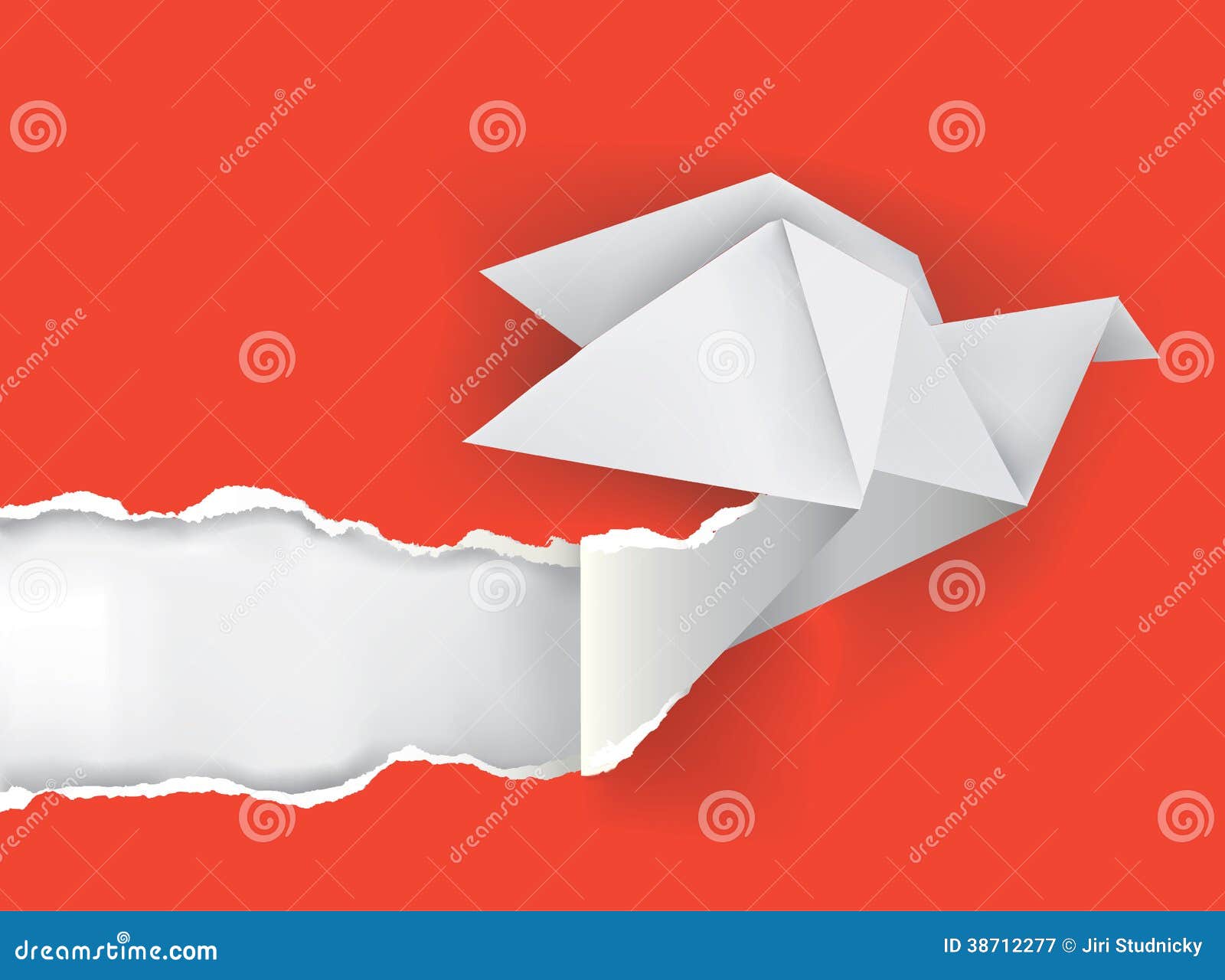 Origami Pigeon Ripping Paper Stock Illustrations – 15 Origami Pigeon ...