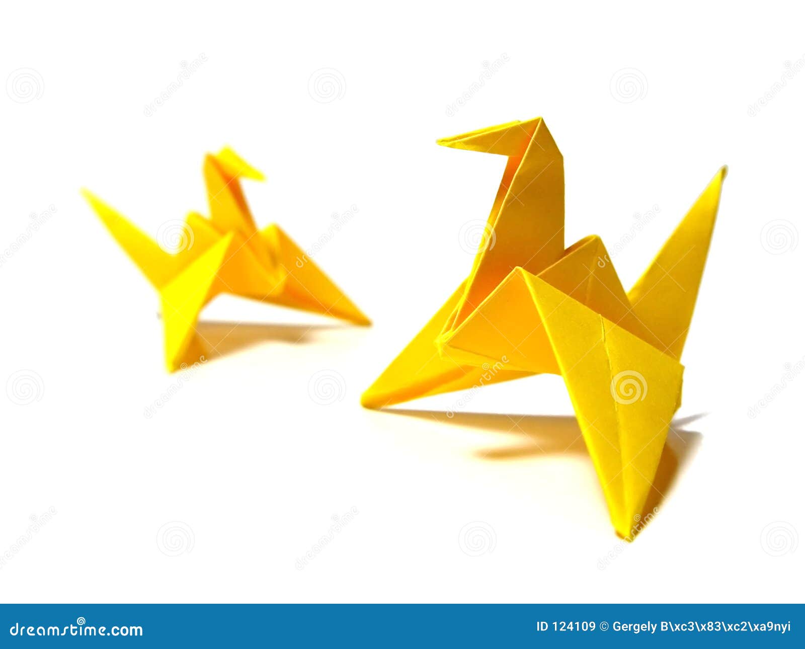 Origami Birds stock image. Image of east, orient, pair - 124109